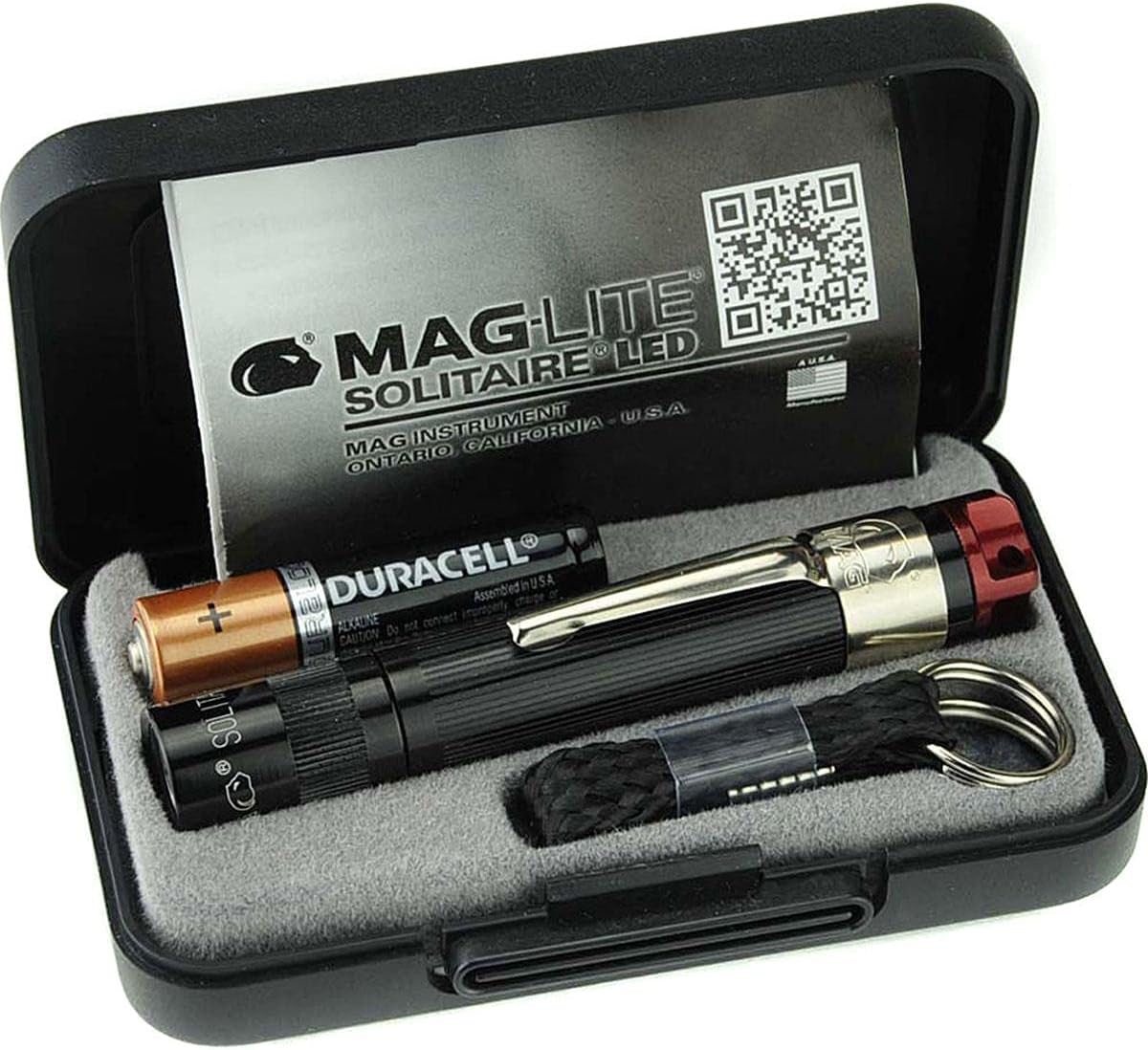 Maglite Solitaire LED 1-Cell AAA Flashlight Black - SJ3A016 - Basic ...