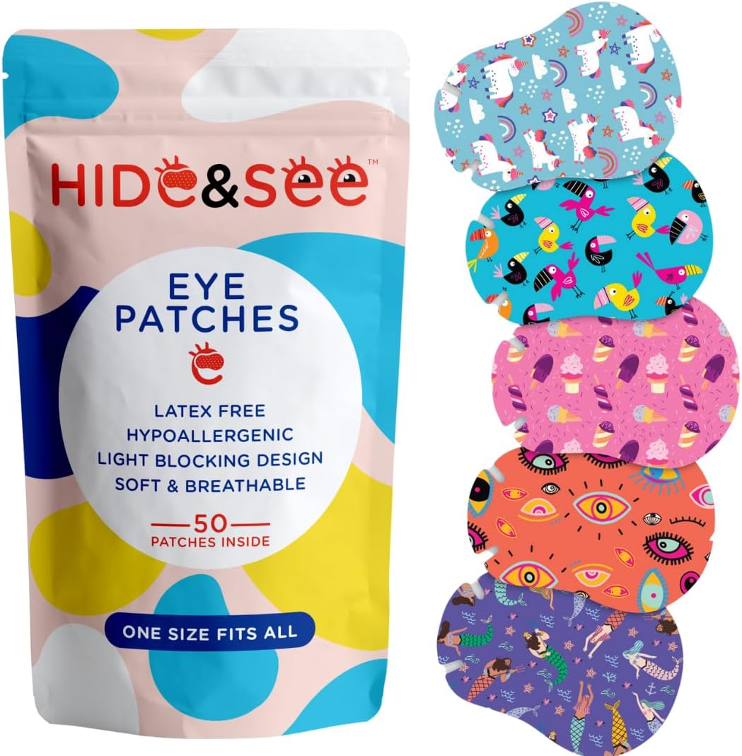 Amazon.com: Eye Patches for Kids Skincare - Adhesive Kids Eye Patches ...