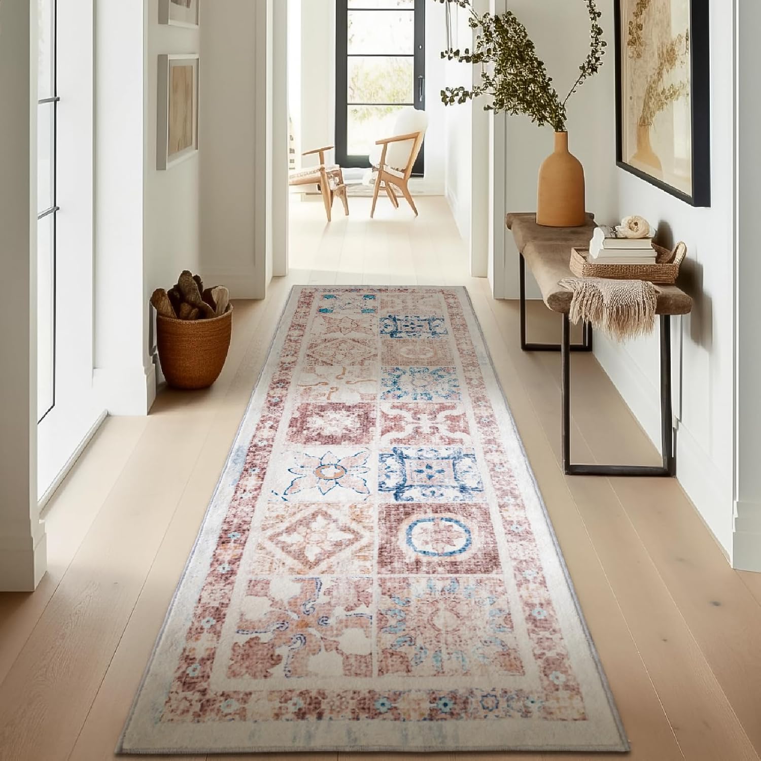 Amazon.com: Ashler Boho Runner Rugs, Area Rugs 2x6 Feet Vintage Rug for ...