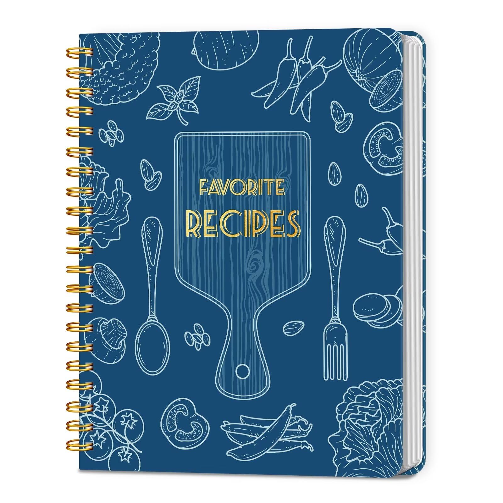Amazon.com: LuBudingJoy Blank Recipe Book to Write in Your Own Recipes ...
