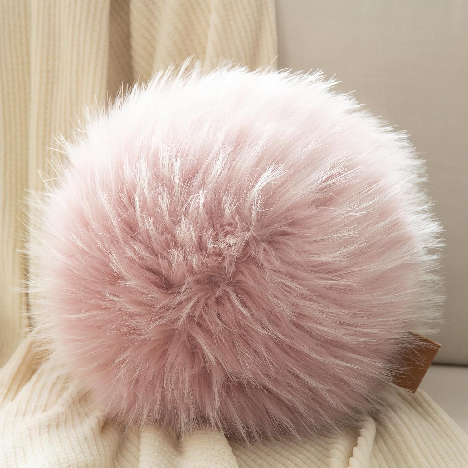 Amazon.com: Ashler Plush Round Pillows, Ball Throw Pillow with Handle ...