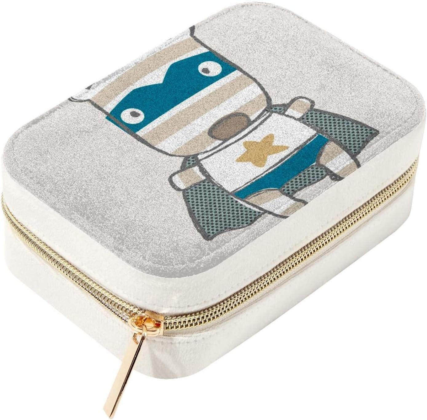 Amazon.com: Double Layer Portable Travel Mini Jewelry Case Display ...