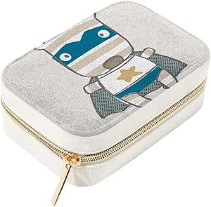 Amazon.com: Double Layer Portable Travel Mini Jewelry Case Display ...