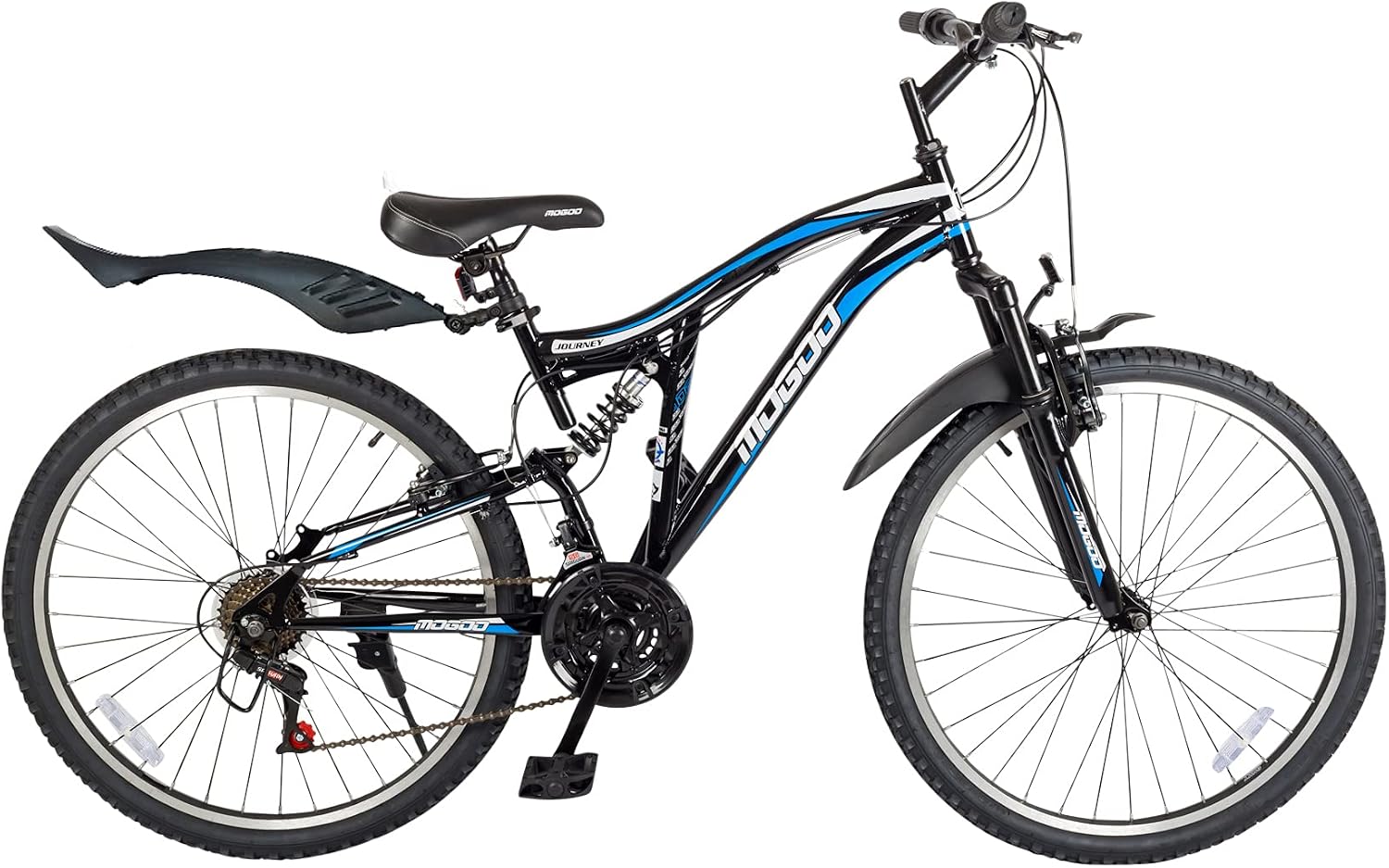 Mogoo ITG Journey Dual Suspension Mountain Bike 24/26-Inch, 21 Gears ...