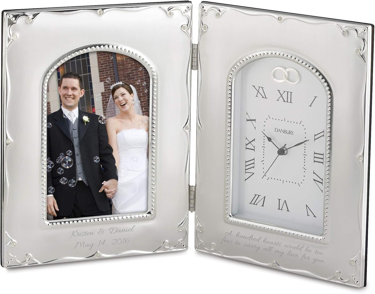 Buy Forever Yours Frame Clock Free Customization - Things Remembered ...
