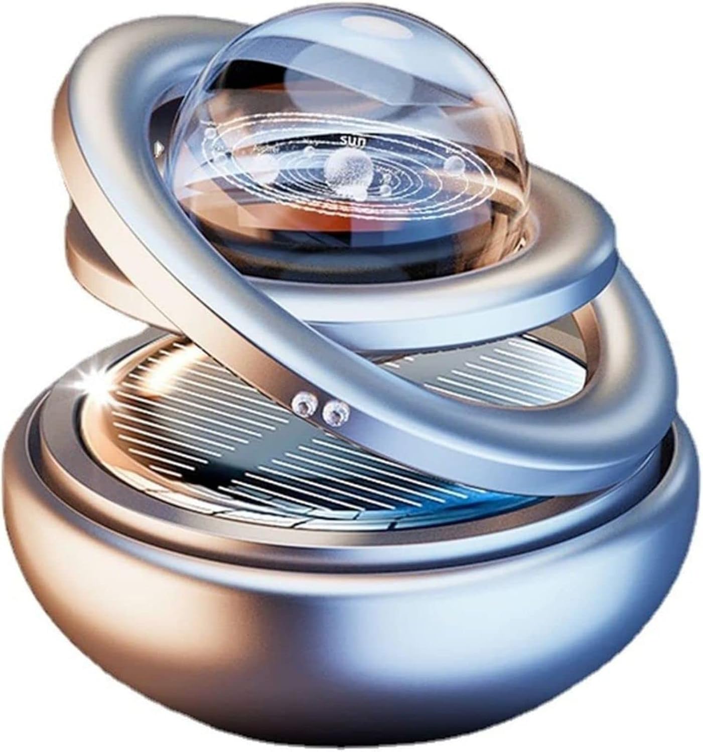 Amazon.com: Car Solar air freshener, rotatable air Purifier ...