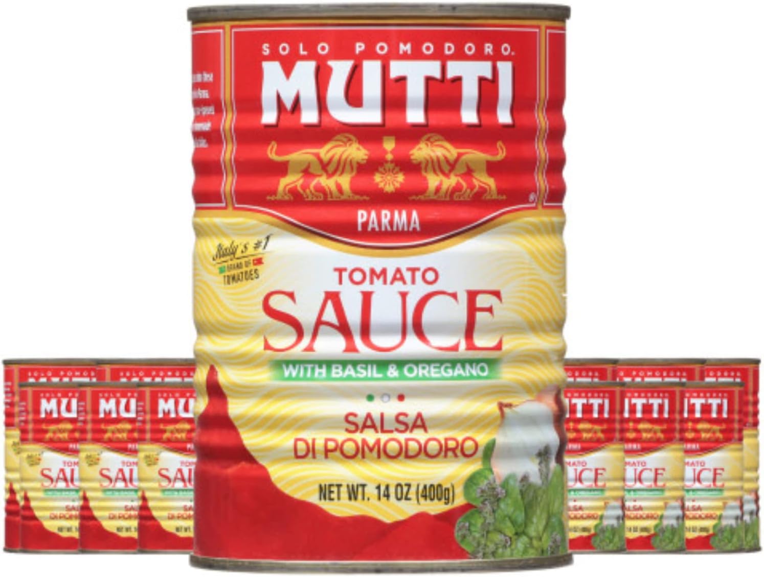 Mutti salsa de tomate, 14 oz. Lata, paquete de 12 : Amazon.com.mx ...