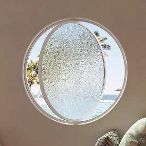 Amazon.com: Round Rotating Glass Windows - 360° Rotatable Ventilation ...
