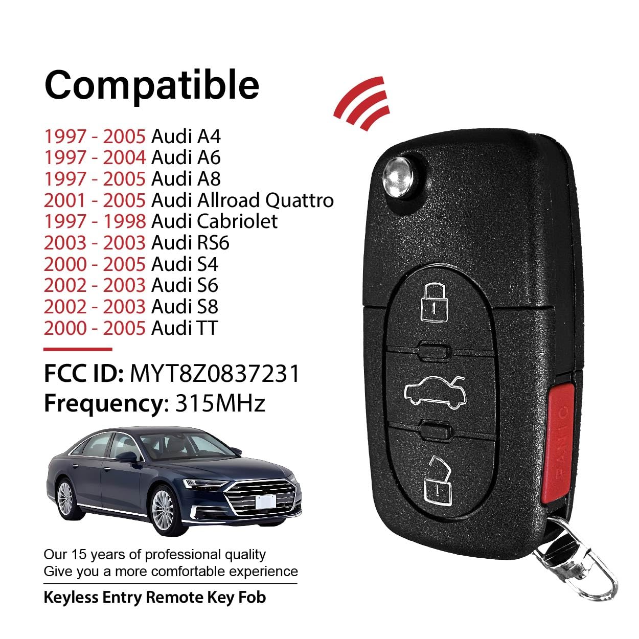 Audi A4 Key Fob Replacement