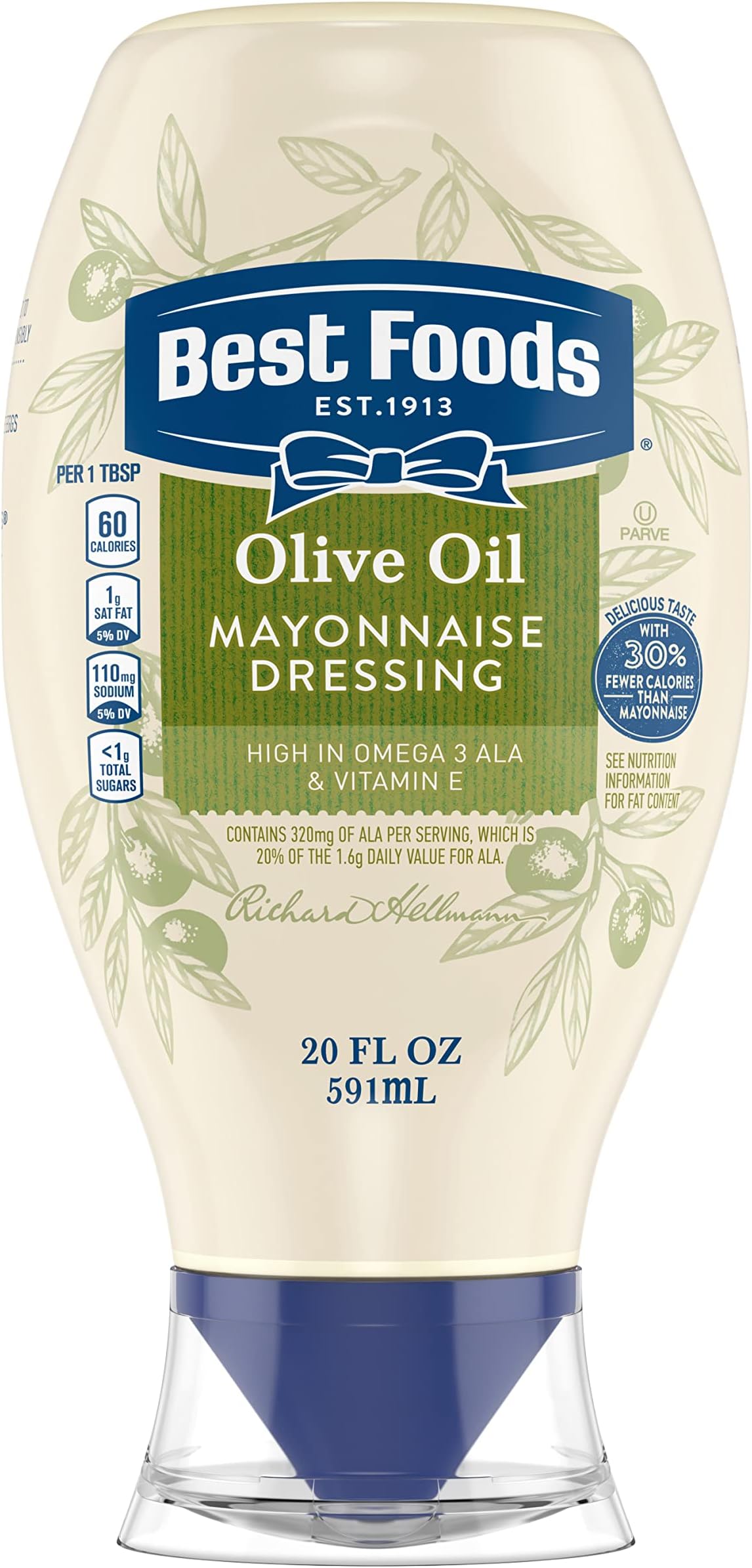 Amazon.com : Best Foods Mayonnaise Dressing Olive Oil Mayo Squeeze ...