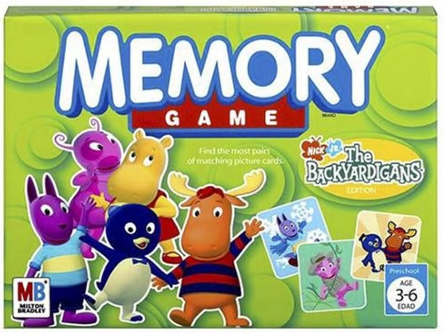 Amazon.com: Memory Game - The Backyardigans Edition : Toys & Games