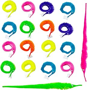 Cuackamily 18 PCS Worm on a String Worm Toys, Wiggly Magic Worms Bulk ...