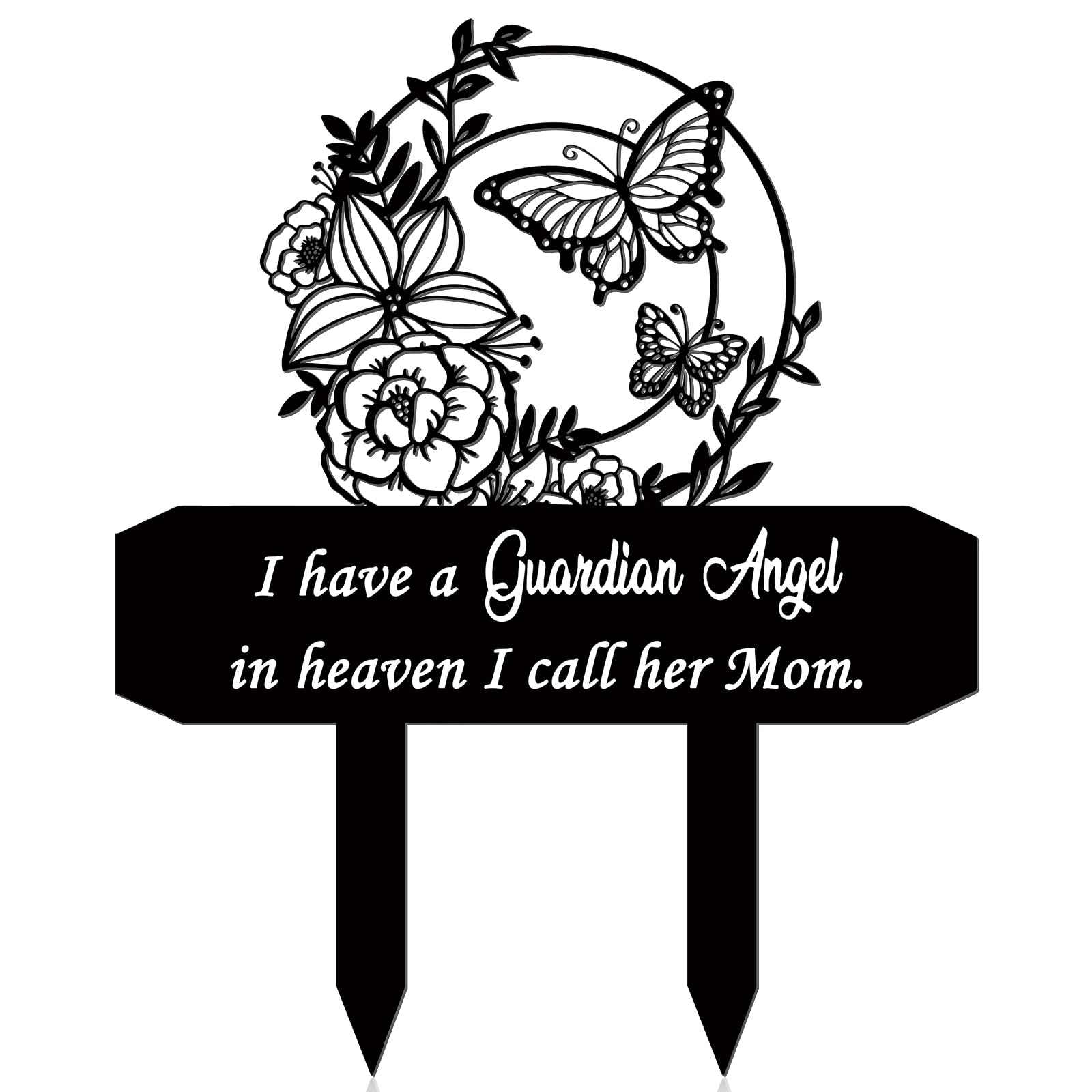 Amazon.com: Geelin Mom Memorial Stakes Grave Decorations for Cemetery ...