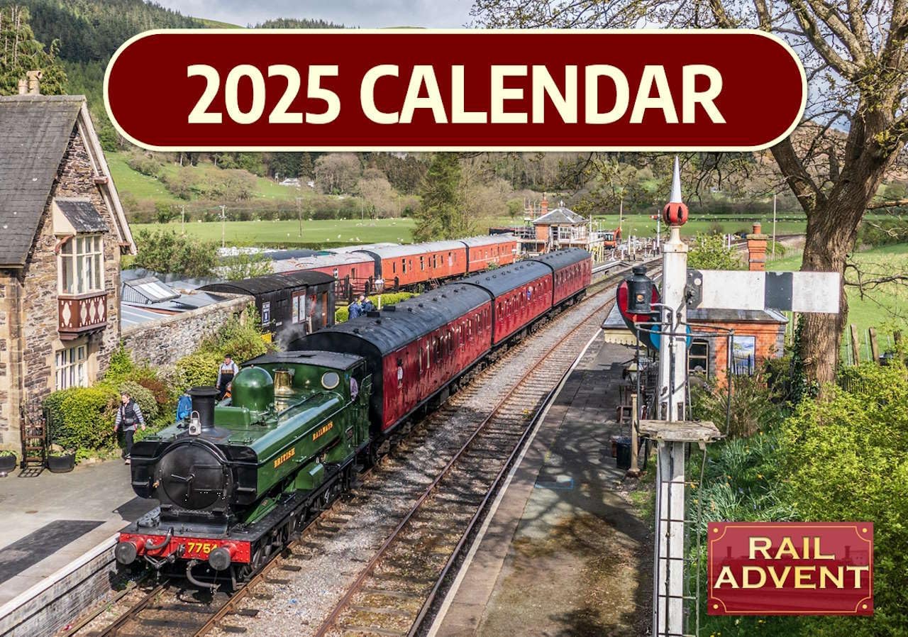 Country Railways Wiro Wall Calendar 2025 (PFP) : Amazon.co.uk ...