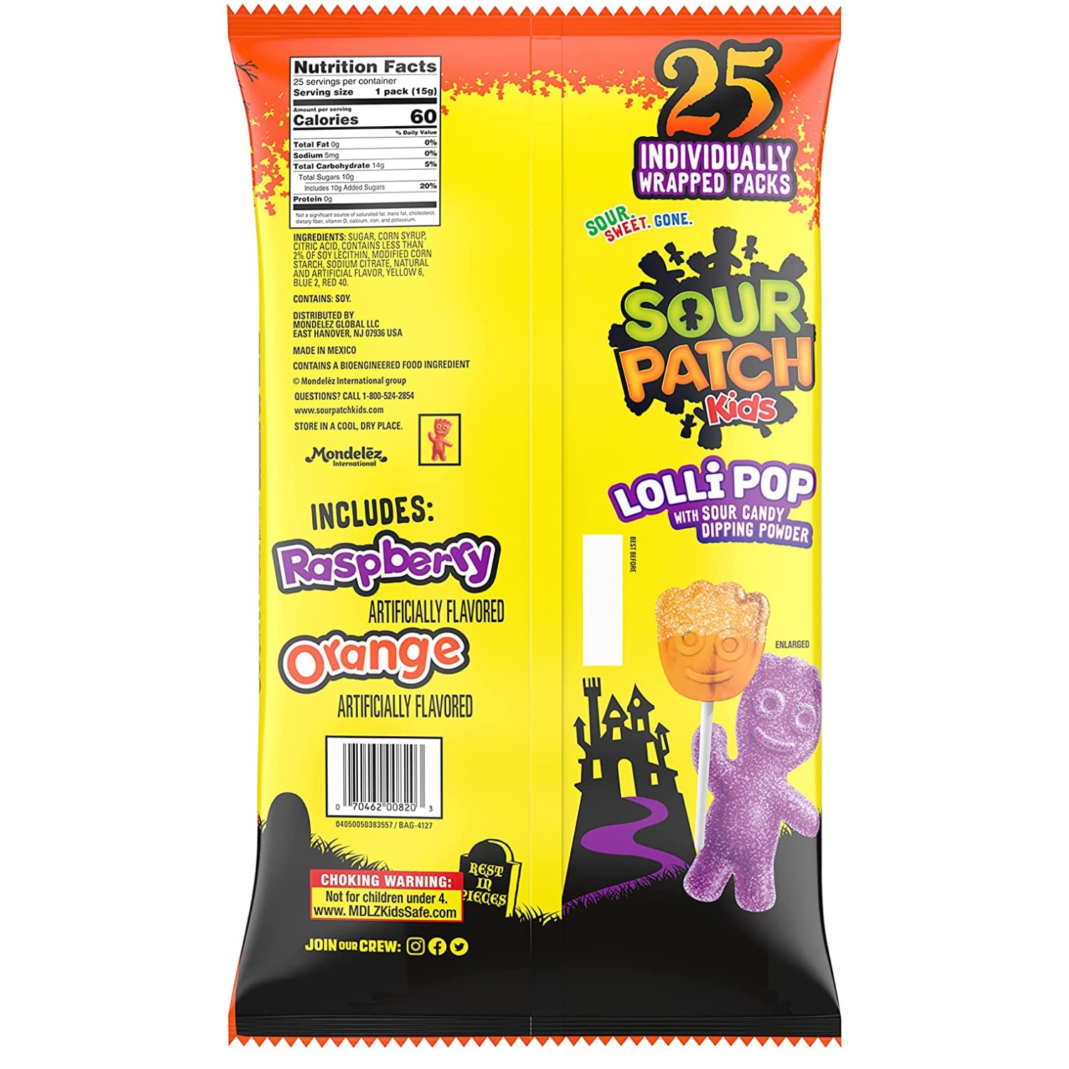 Sour Patch Kids Lollipops, Ha...B0BCL8DMK6 | Encarguelo.com