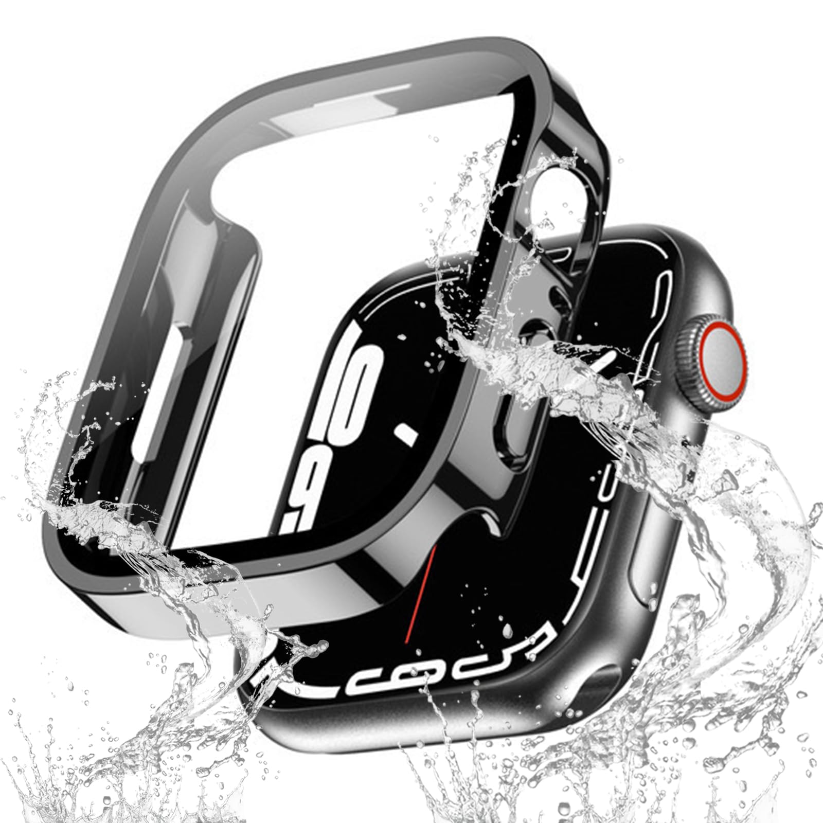 Amazon.co.jp: TOORQR 対応 Apple Watch ケース アップルウォッチ カバー Series 9/8/7 45mm ...