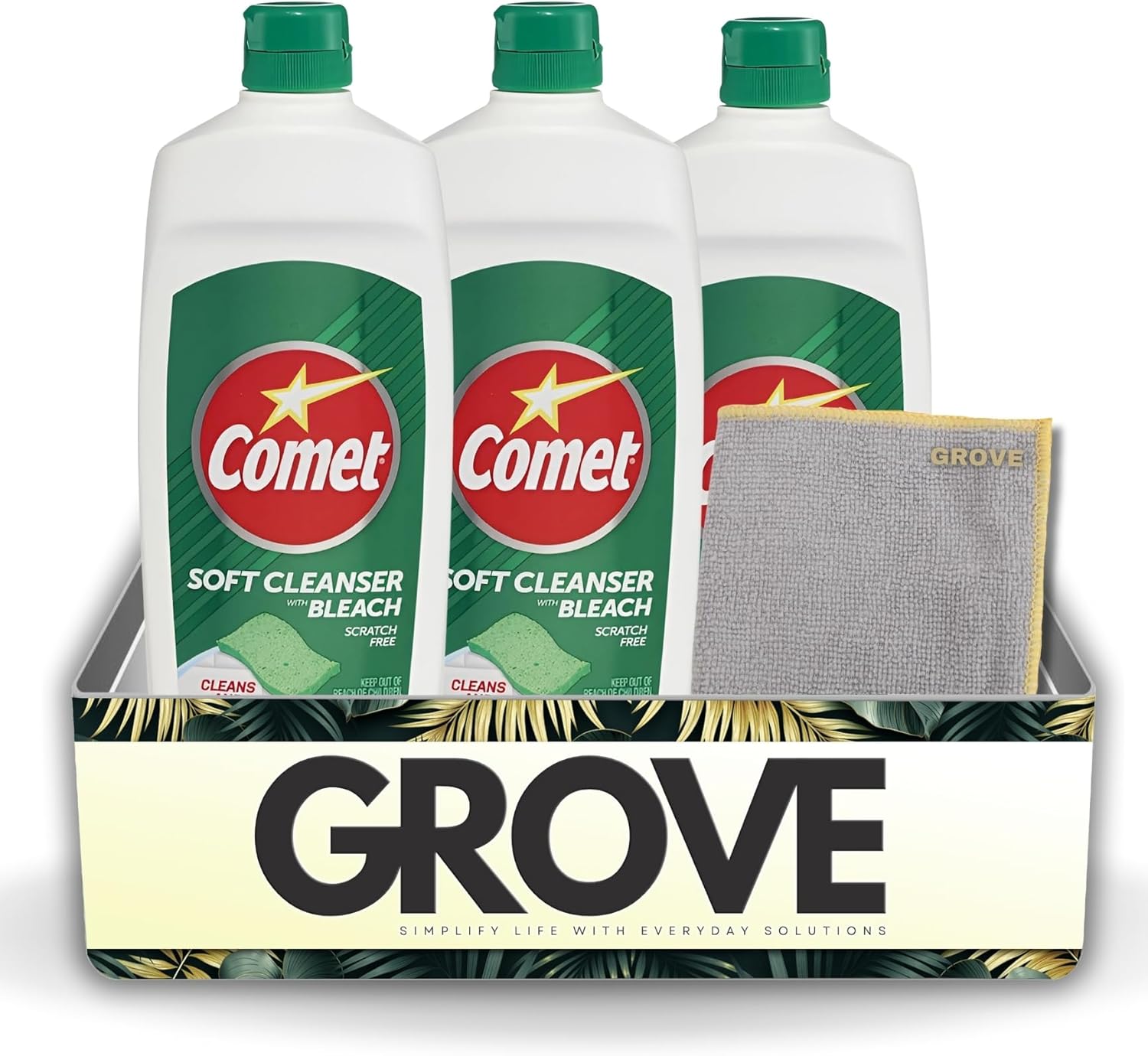 Amazon.com: Comet Soft Cleaner with Bleach Cream 24 oz Bundle with ...