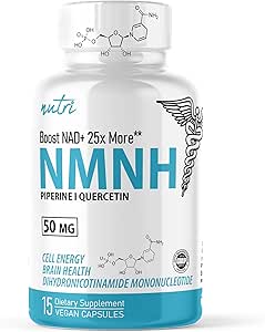 Amazon.com: NMNH (Dihydronicotinamide Mononucleotide) 50mg - 25x More ...
