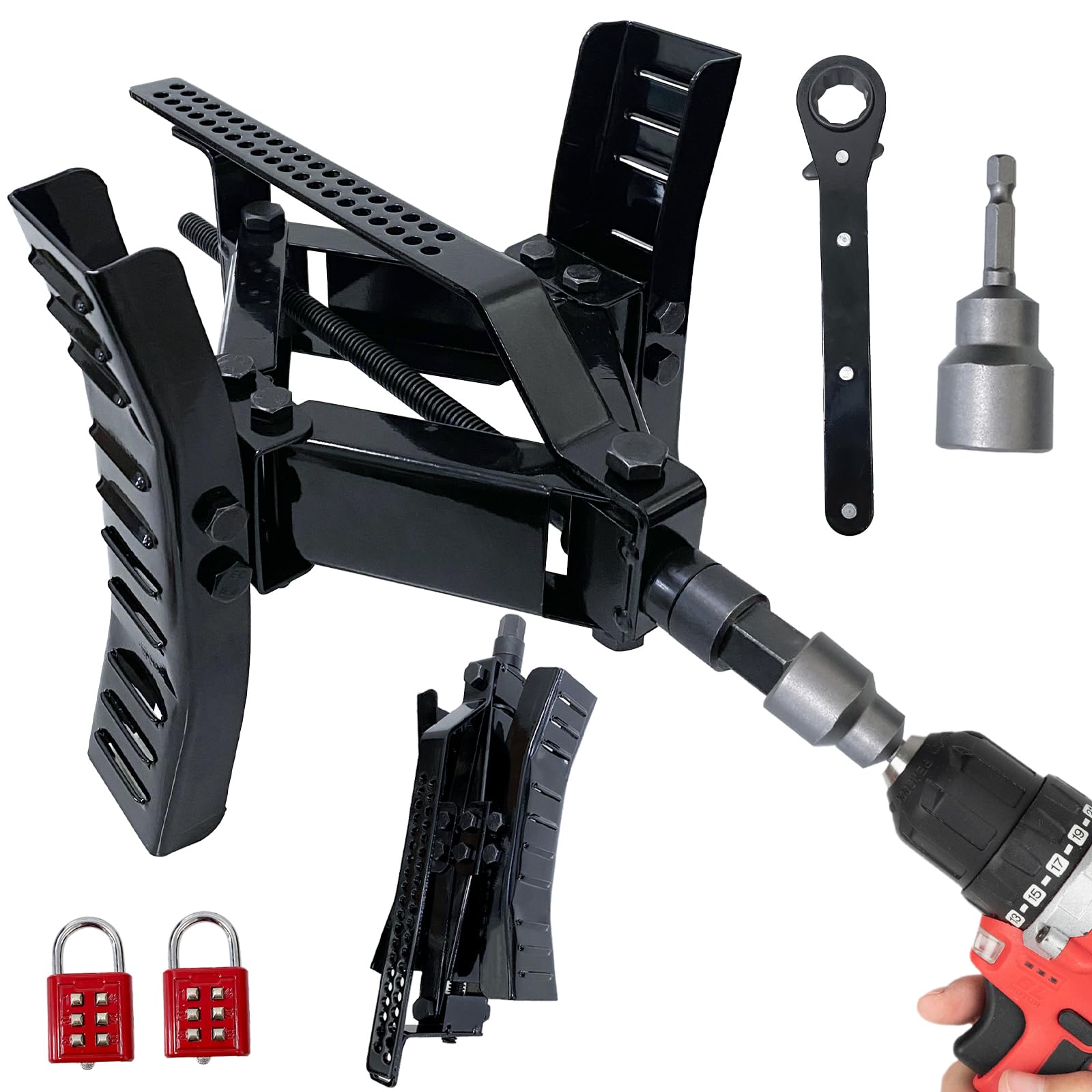 Amazon.com: RVPNR Wheel Chock Stabilizer with Rotatable Sides for RV ...