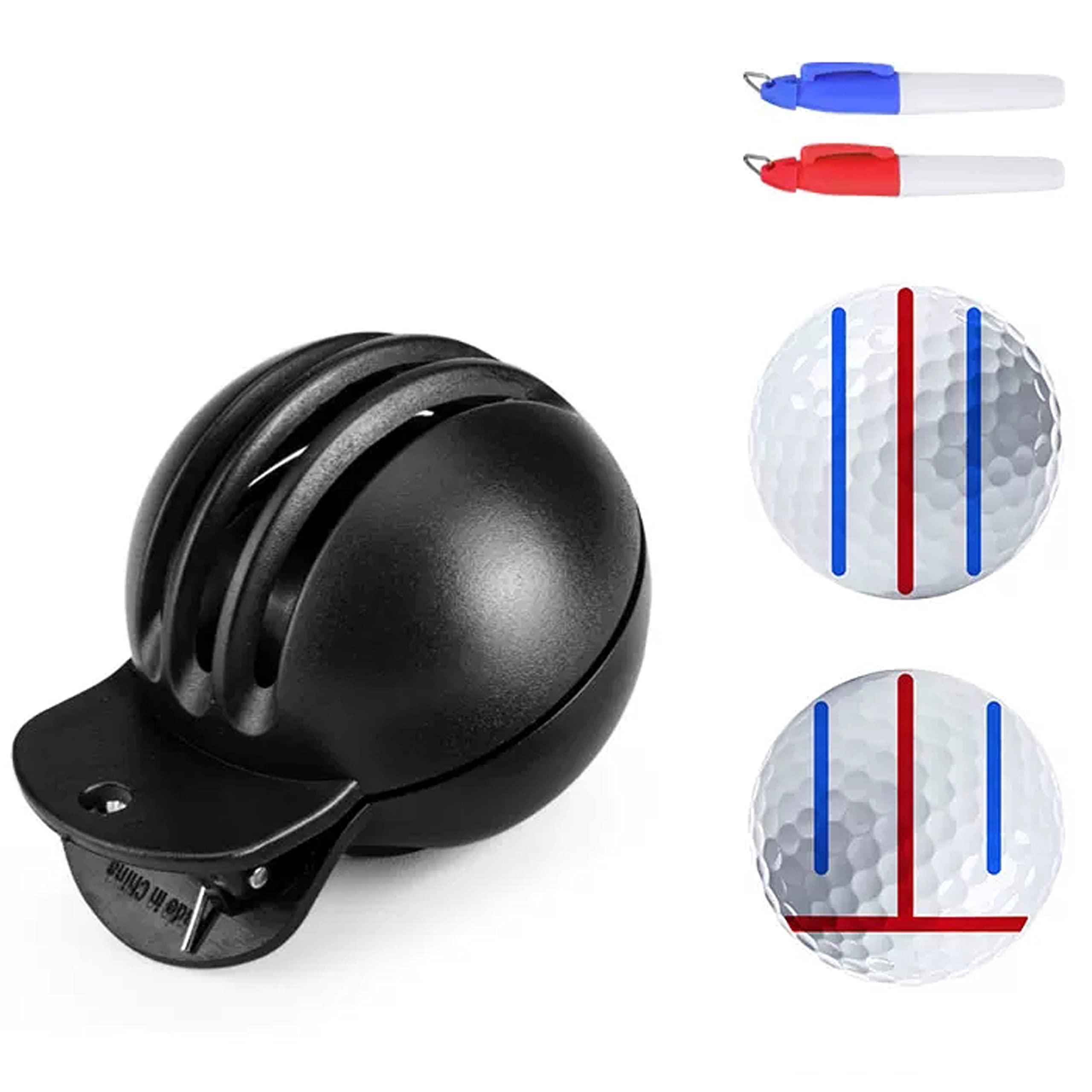 Snapklik.com : Golf Ball Marker Liner Drawing Marker, Golf Ball Marker ...