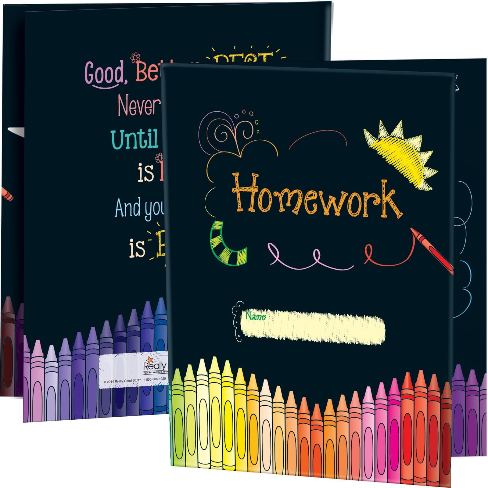 Amazon.com : Crtiin Homework Folder for Primary School Students ...