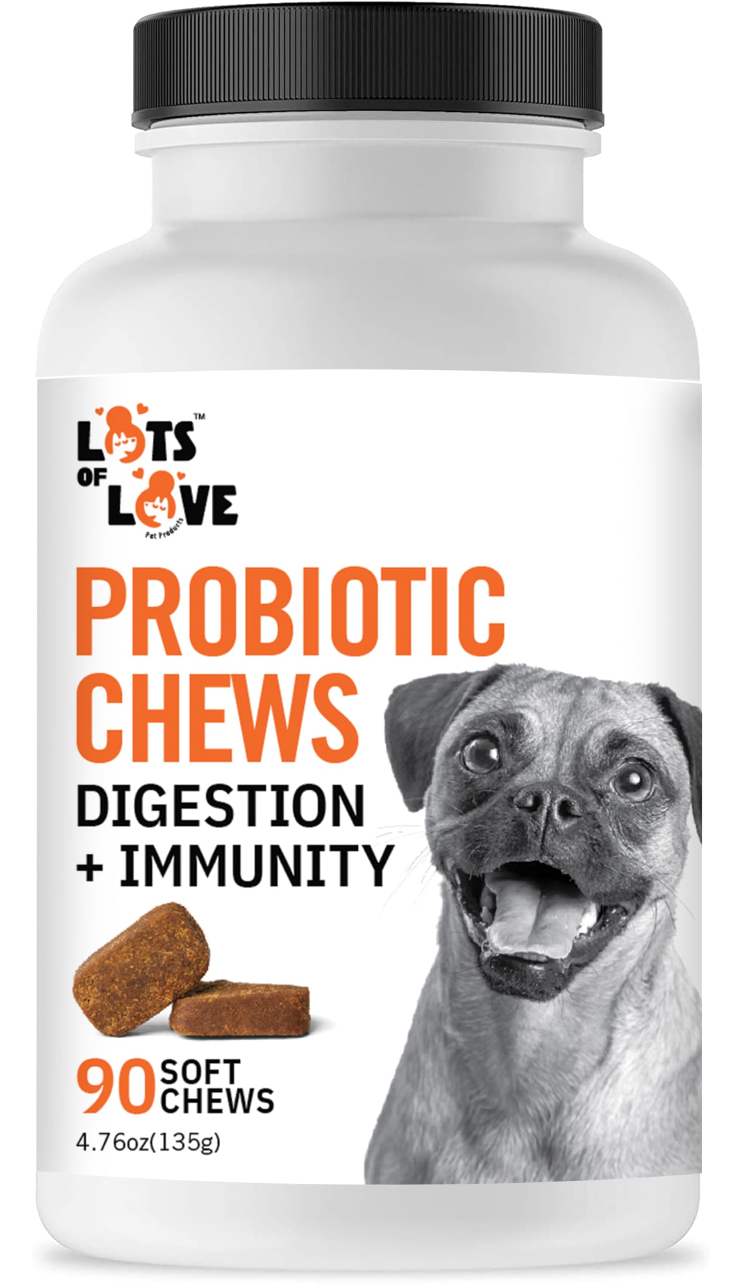 Amazon.com : Dog Probiotic Chews (90 Count) - Dog probiotics for ...