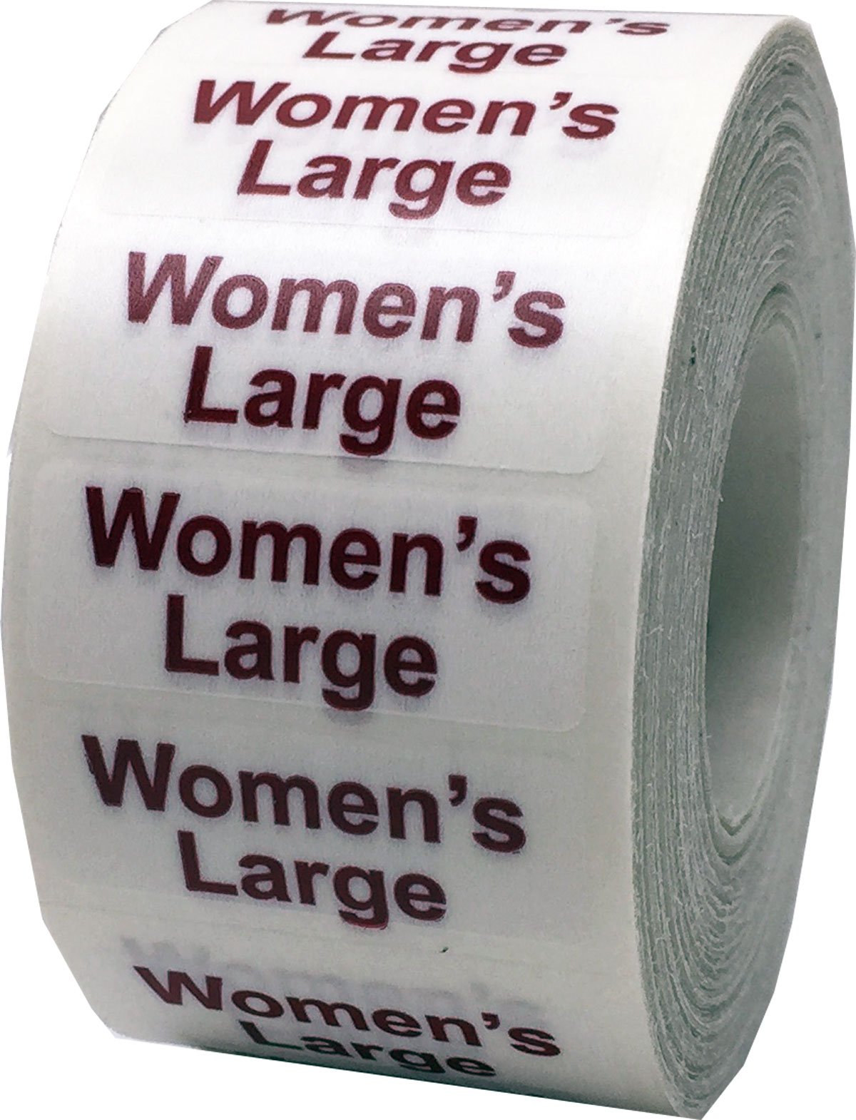 Amazon.com : Women's Large Clear Clothing Size Strip Stickers 1.25 x 5 ...