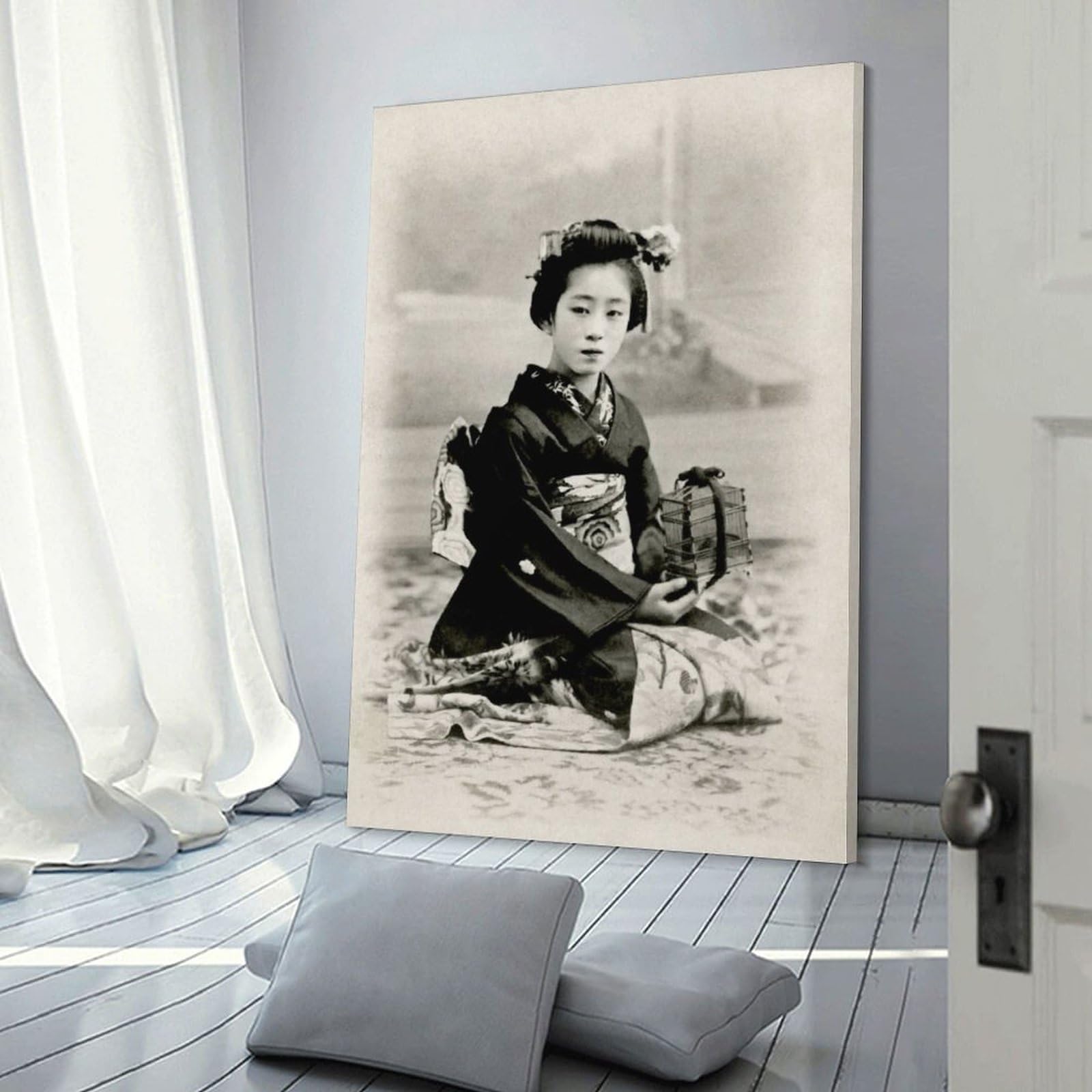 Geisha Resting Wallpaper