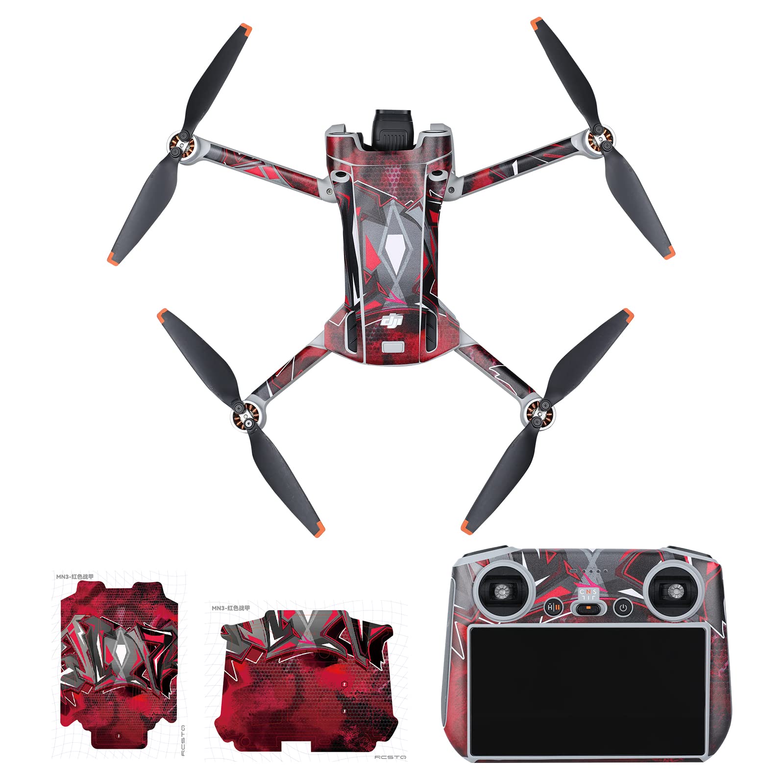 Rcgeek Stickers Set Drone Decals Skins For Dji Mini 3 | Desertcart INDIA