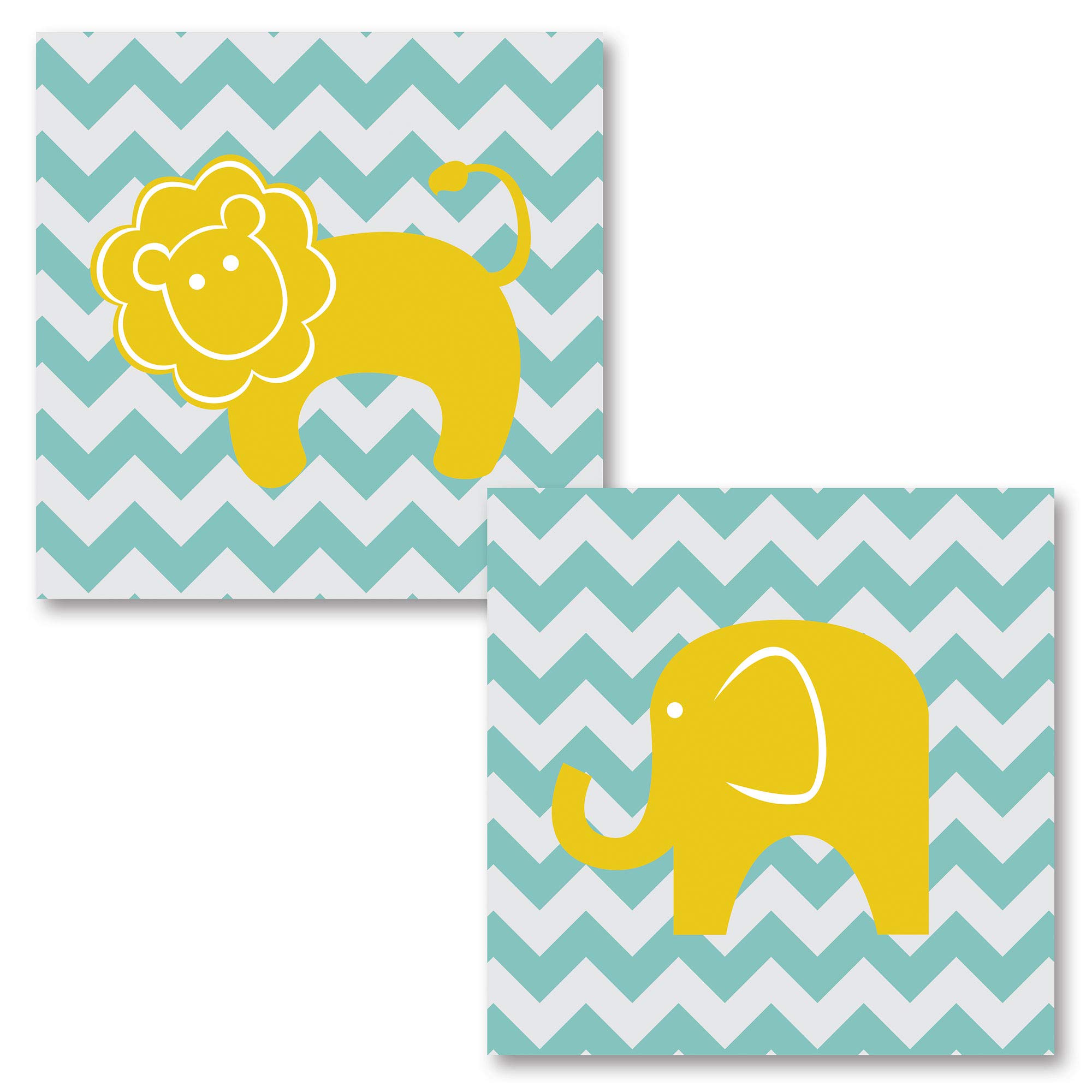 Chevron Elephant Decor