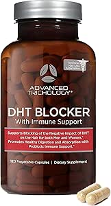 Advanced Trichology DHT Blocker with Immune Support - Hair L : Amazon ...