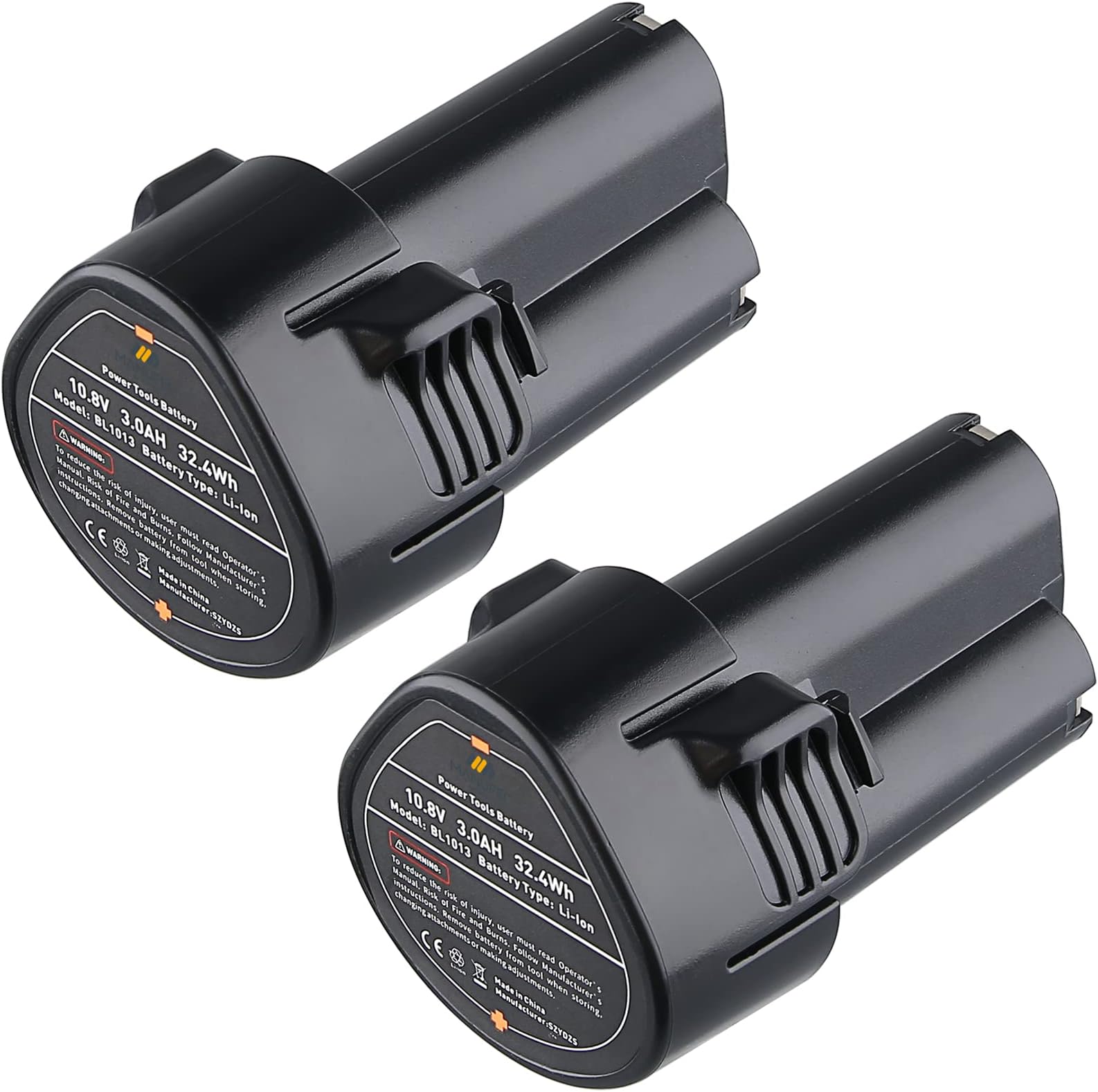 MANUFER 2Pack 10.8V 3.0Ah Li-ion Replacement for Makita 10.8V Battery ...