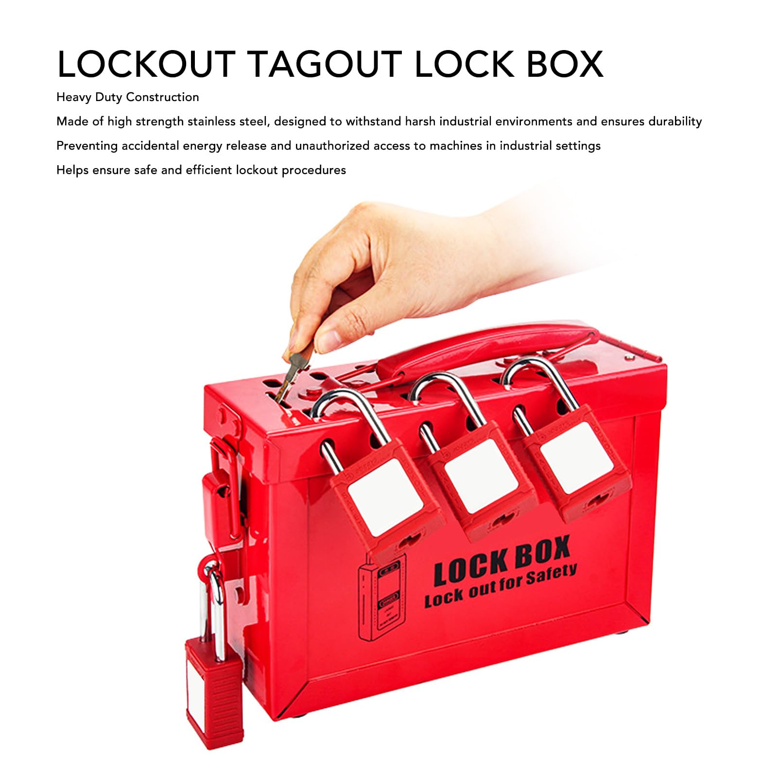 Lockout Tagout Box Lockout Tagout Box, Tragbare Gruppenschloss Box Mit