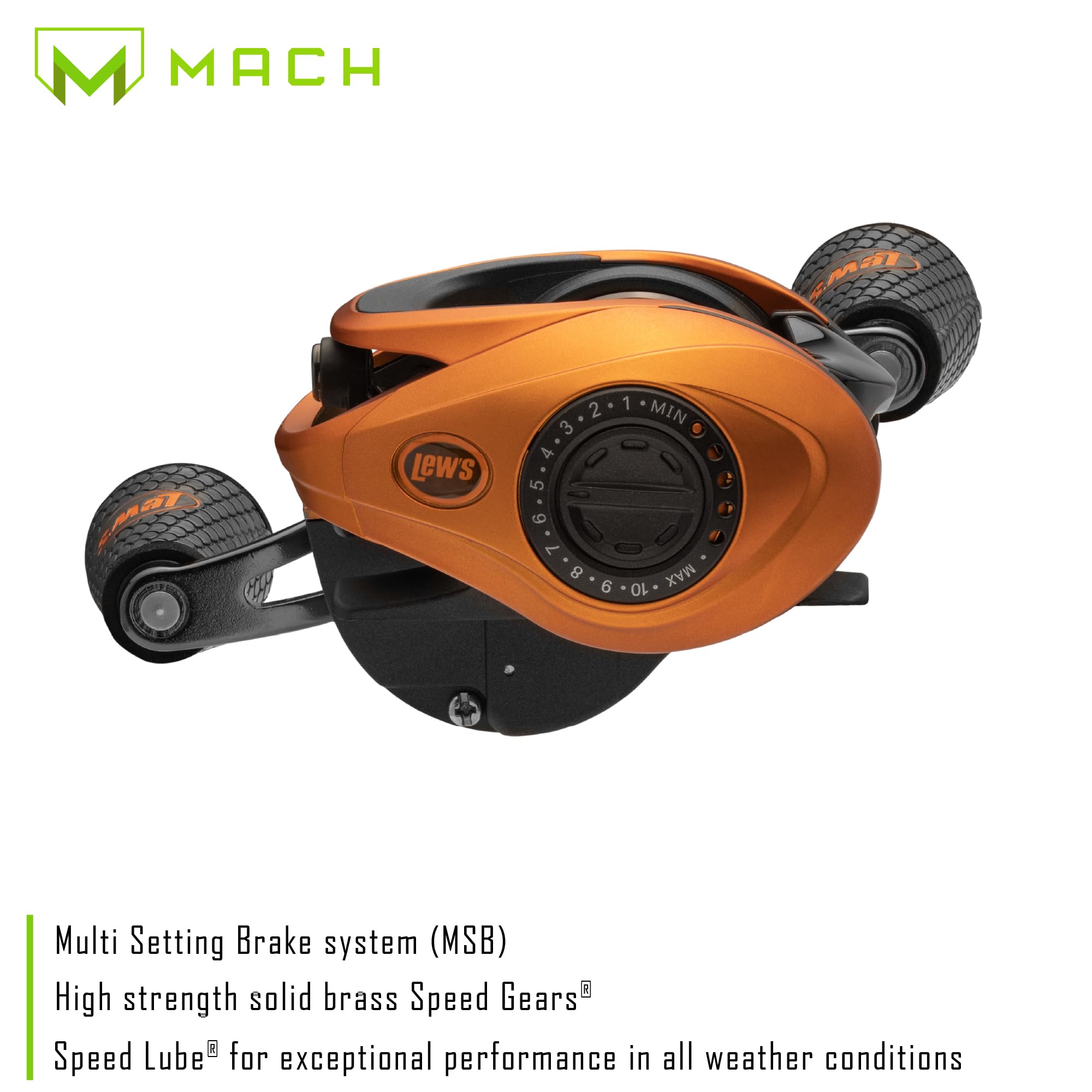 Lews Baitcaster Combo Lew's Mach 1 Baitcast Combo | Speed Spool SLP 7.5 ...