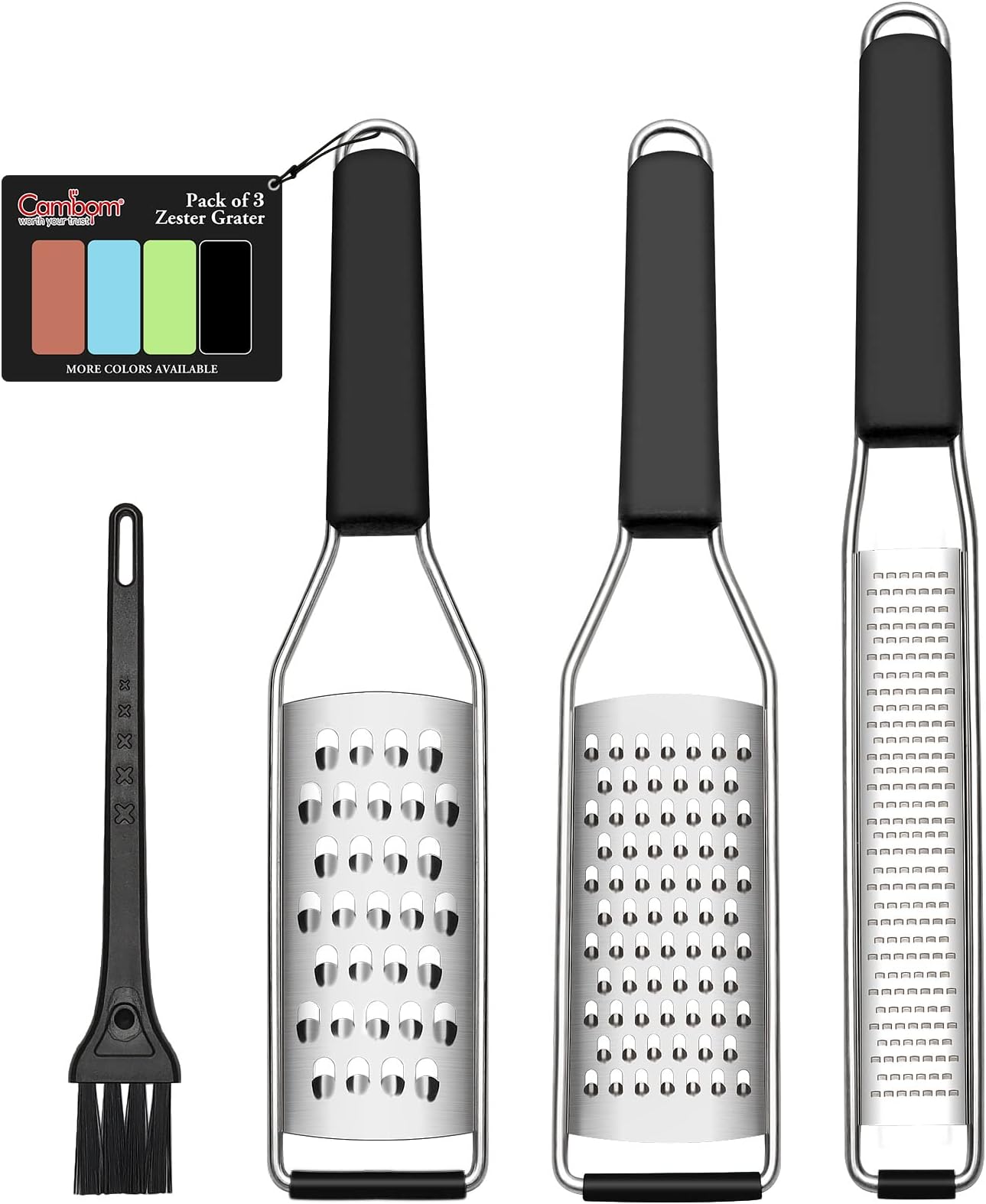Amazon.com: Lemon Zester & Heavy Duty Cheese Grater - Parmesan Cheese ...