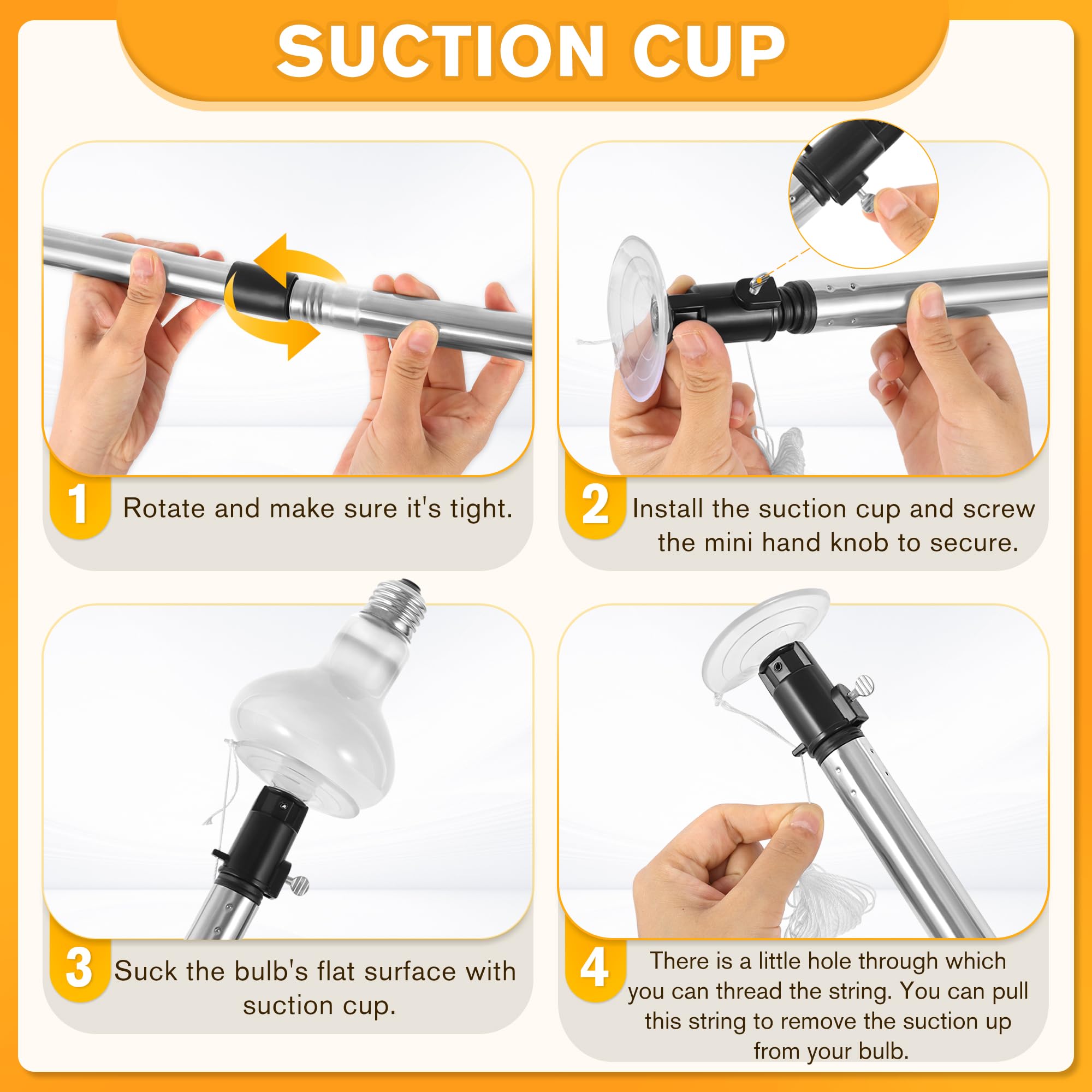 Fluorescent Bulb Changing Tool