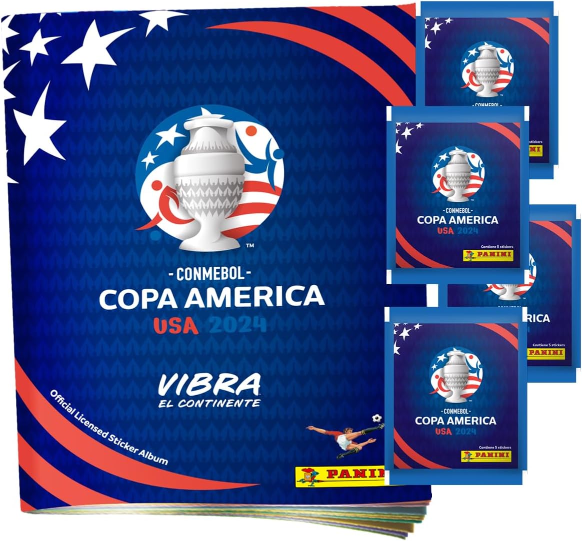 Panini Copa America 2024 Soft Cover Album Complete Set 430 Stickers ...