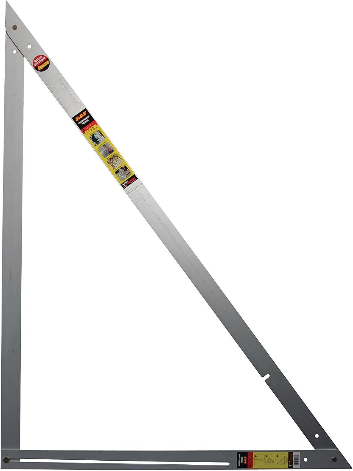 CH Hanson 345EK 3 Feet X 4 Feet X 5 Feet 90 Degree Aluminum Folding