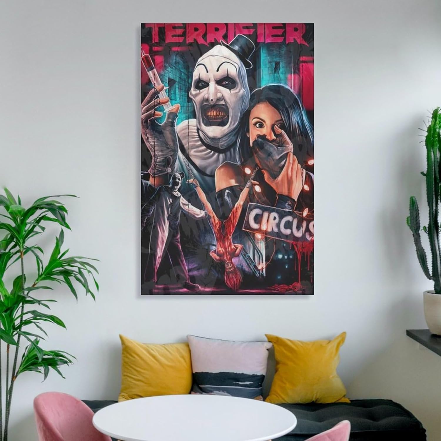 Póster de película Terrifier Horror, decoración de sala de juegos ...