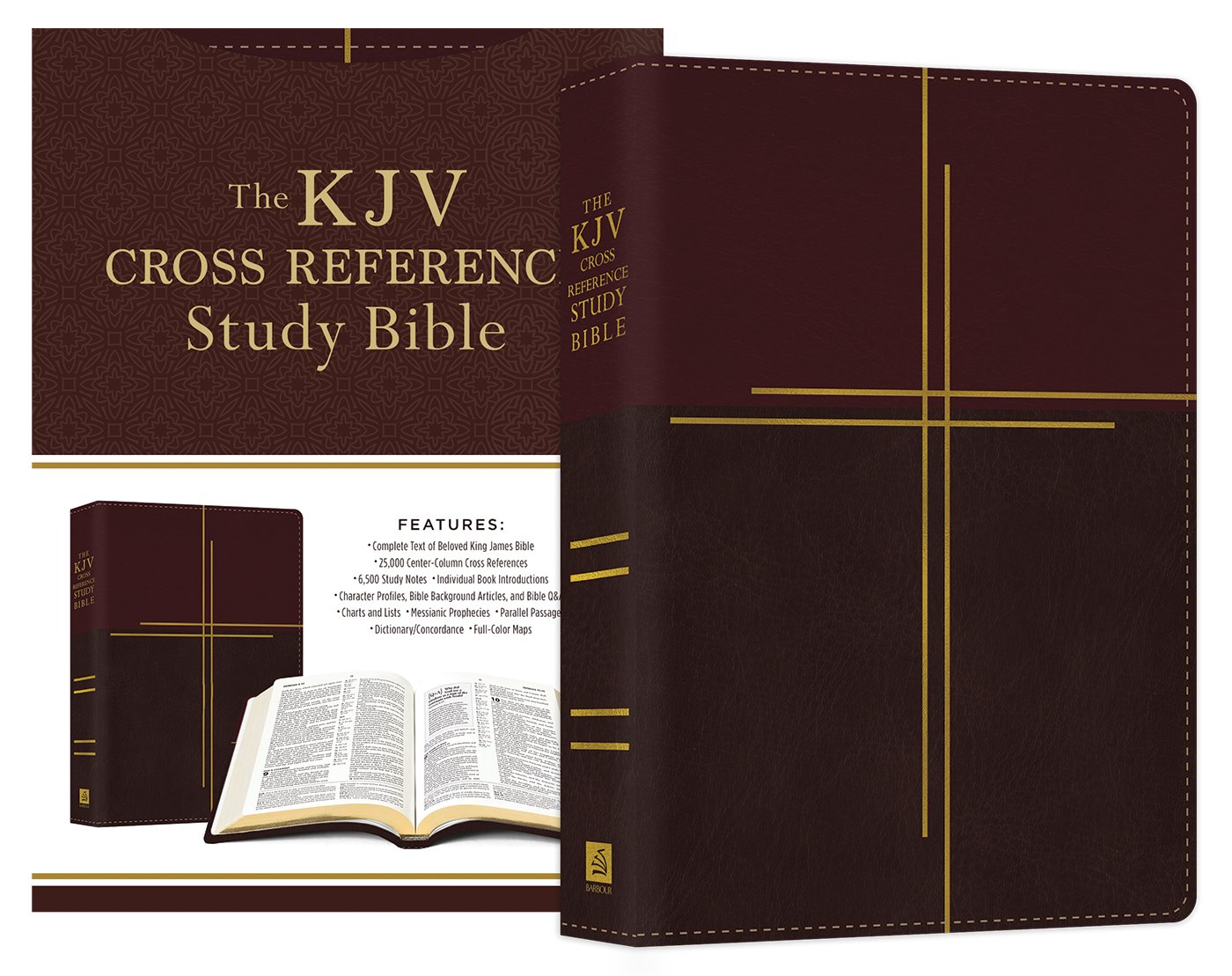 Buy KJV Cross Reference Study Bible Compact [Mahogany Cross] Book Online at Low Prices in India ...