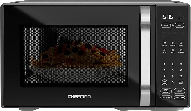Amazon.com: Chefman MicroCrisp Countertop Digital Microwave Oven ...