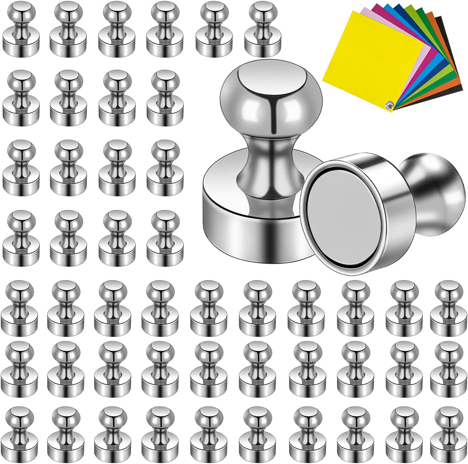 LERKNVOE Neodym Magnet für Magnettafel, 30 Stück Starke Magnete, Klein ...