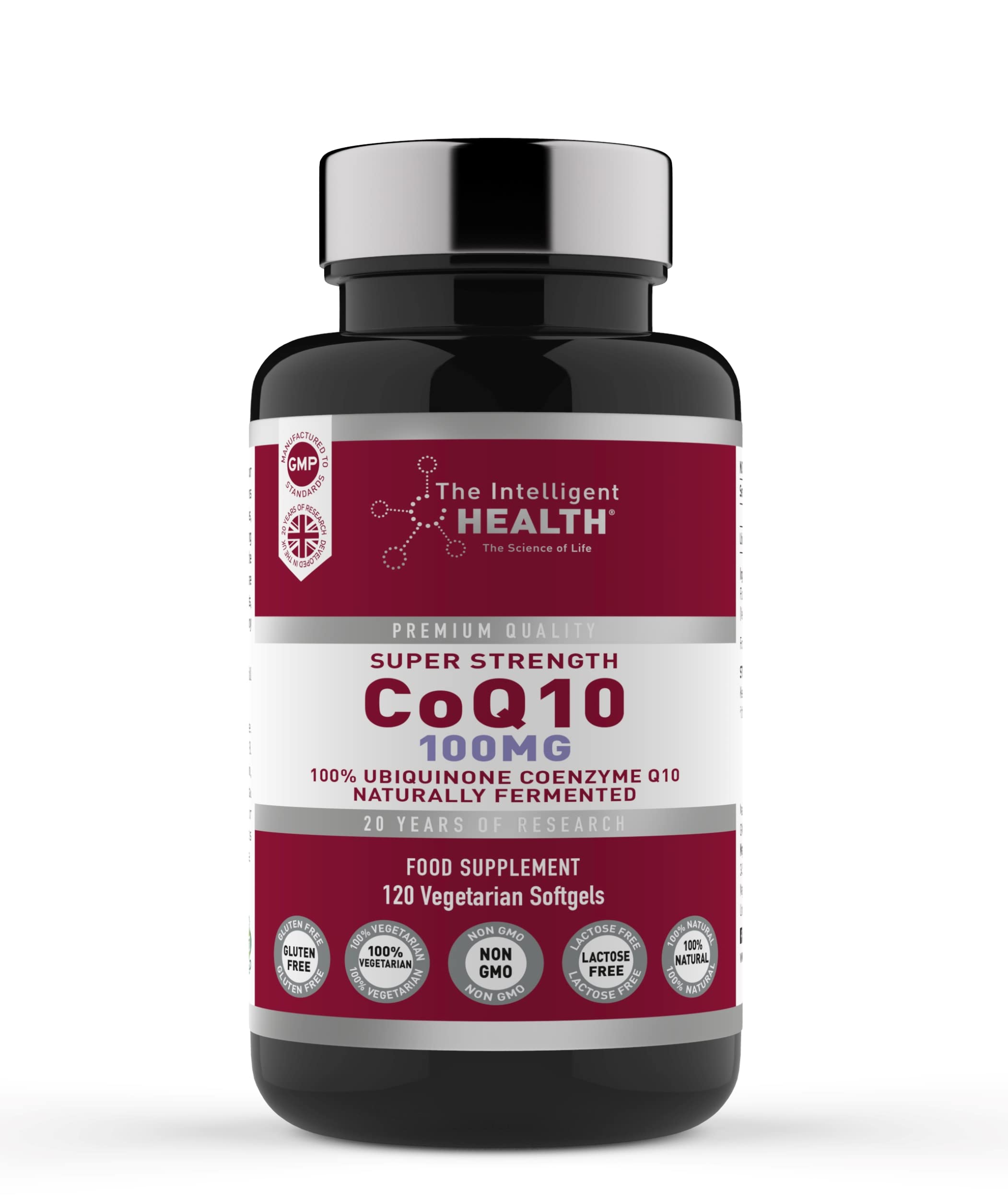 Buy Ubiquinone Coenzyme Q10 100mg Softgel s, 120 Super Strength Vegan ...