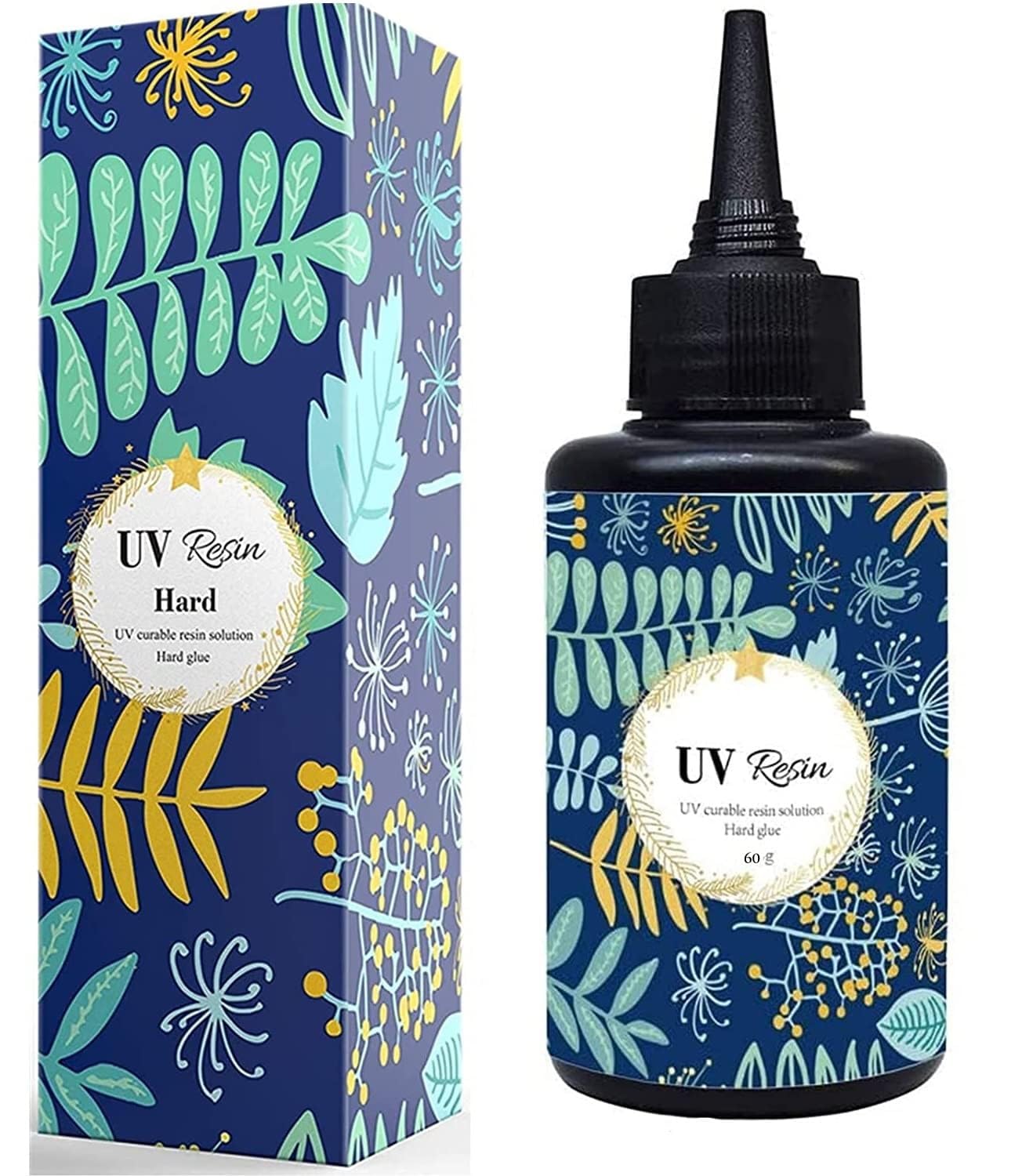 LEROKAS UV Resin Clear Tough, Transparent UV Curing Resin Glue Hard ...