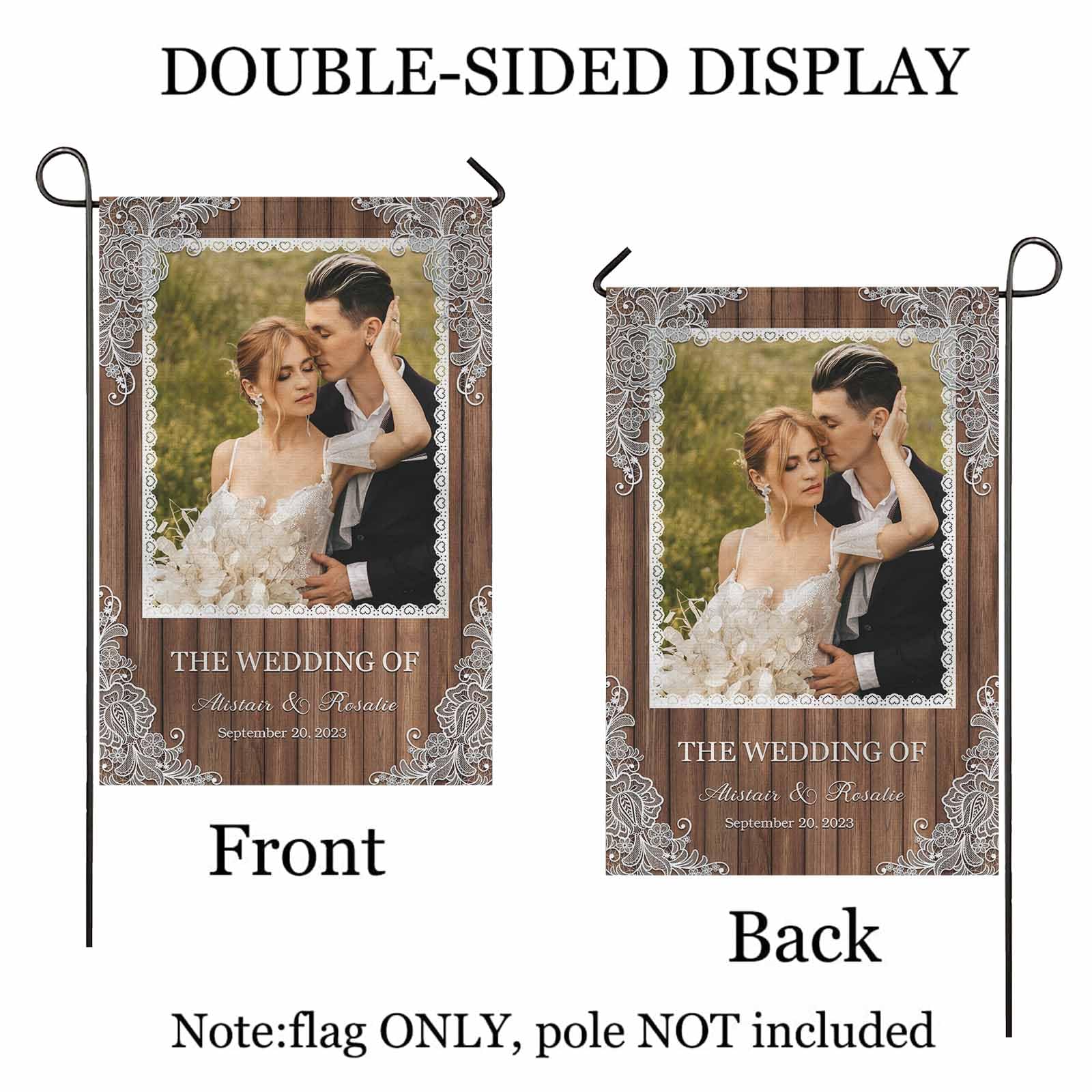 Flag Pole Wedding White Bali Flag 5m Brisbane