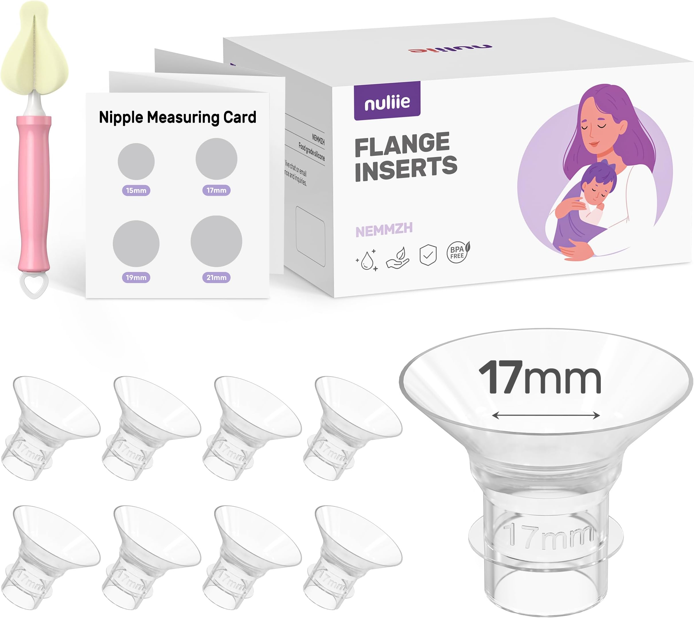 Spectra Breast Pump Maymom Flange Inserts 21 Mm For Medela, Spectra 24 ...
