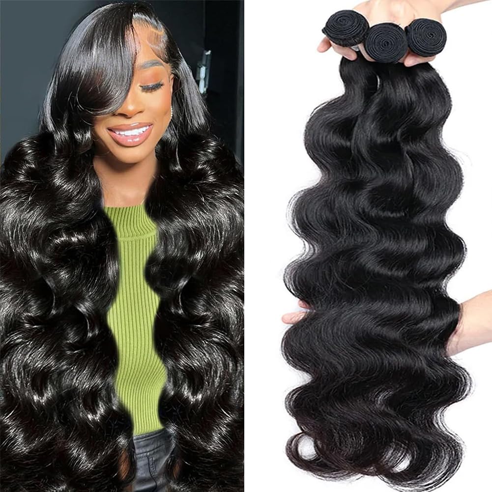 Amazon.com : Seekomi Body Wave Wig 100% Unprocessed Virgin Human Hair ...