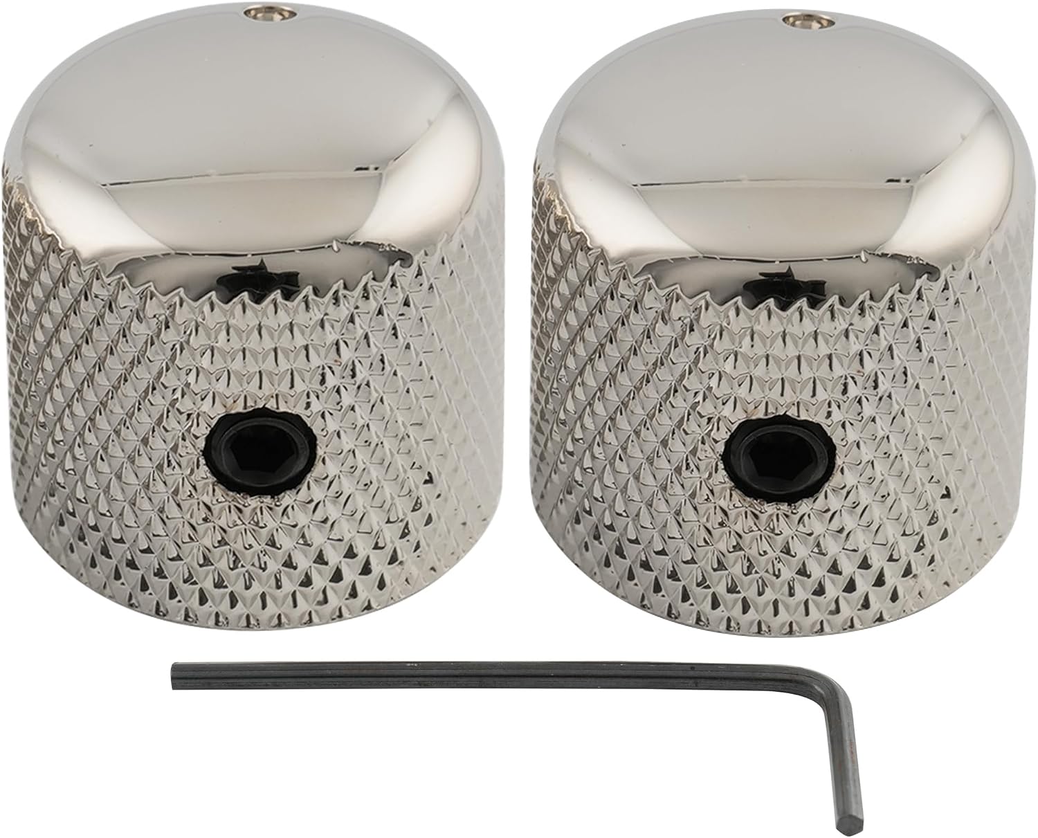 Amazon.com: Musiclily Pro 1/4" Steel Fine Knurled Dome Knobs Universal ...