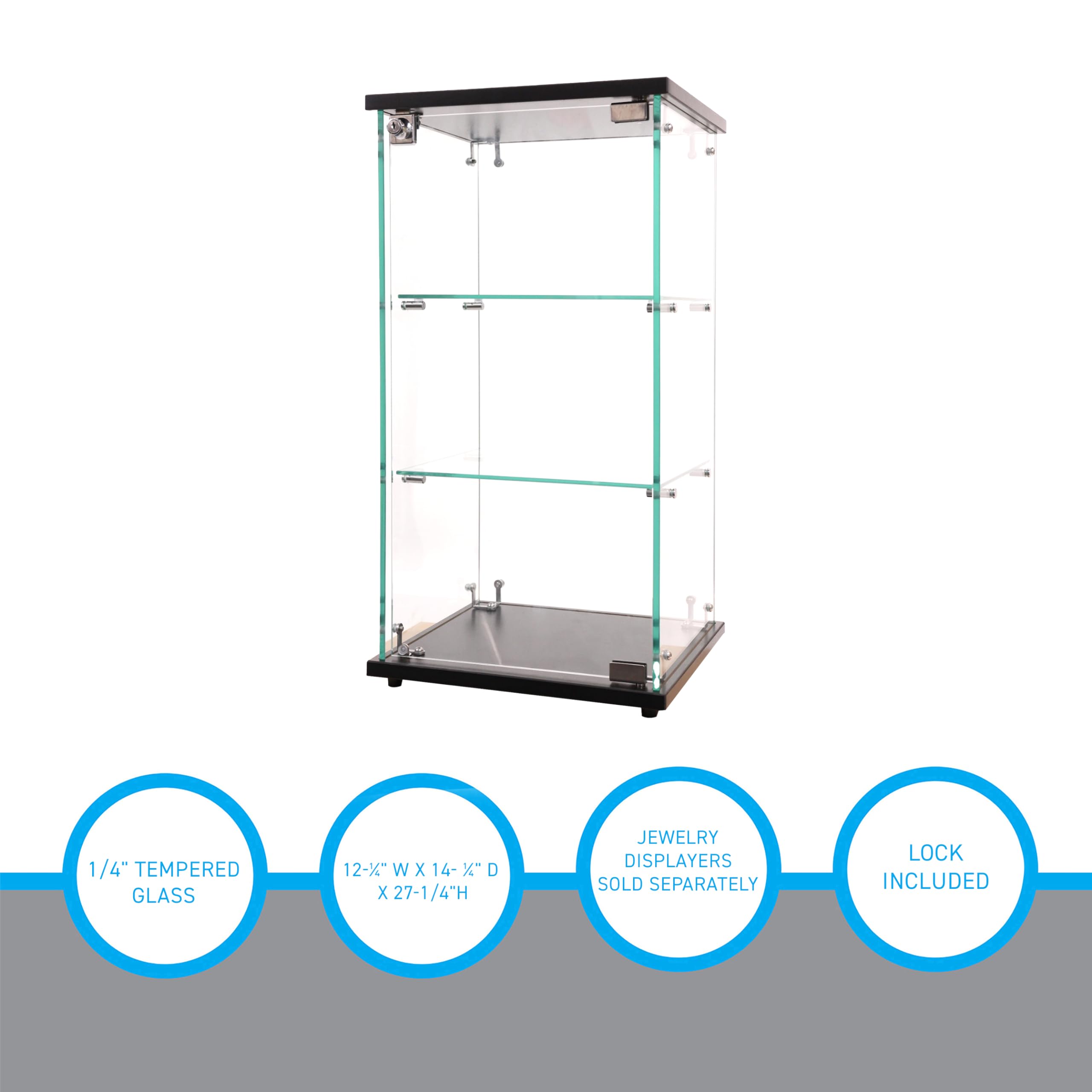 Frameless Glass Panel On Counter