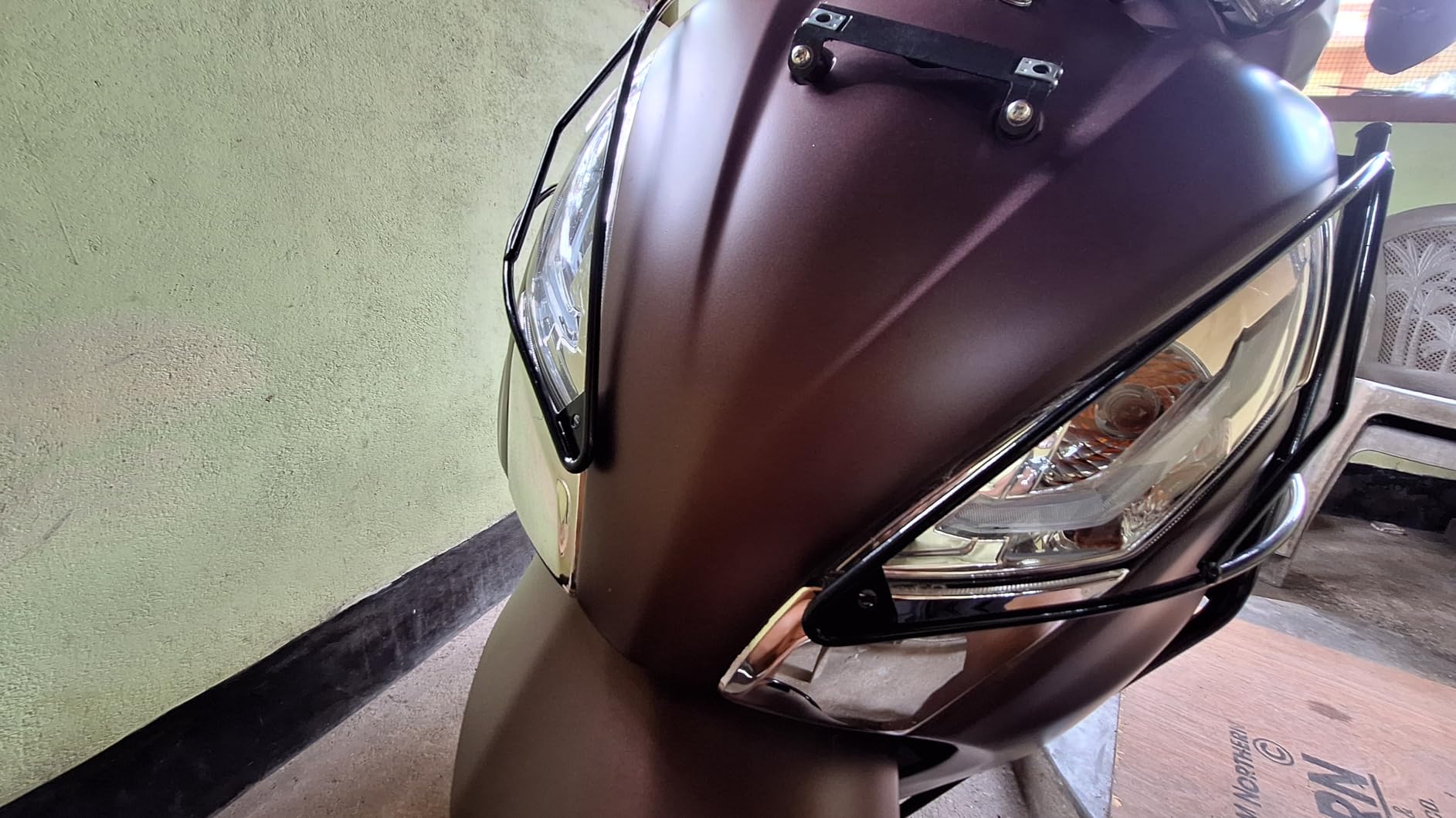 TVS Kit Scooter Guard Jupiter 125 Black : Amazon.in: Car & Motorbike